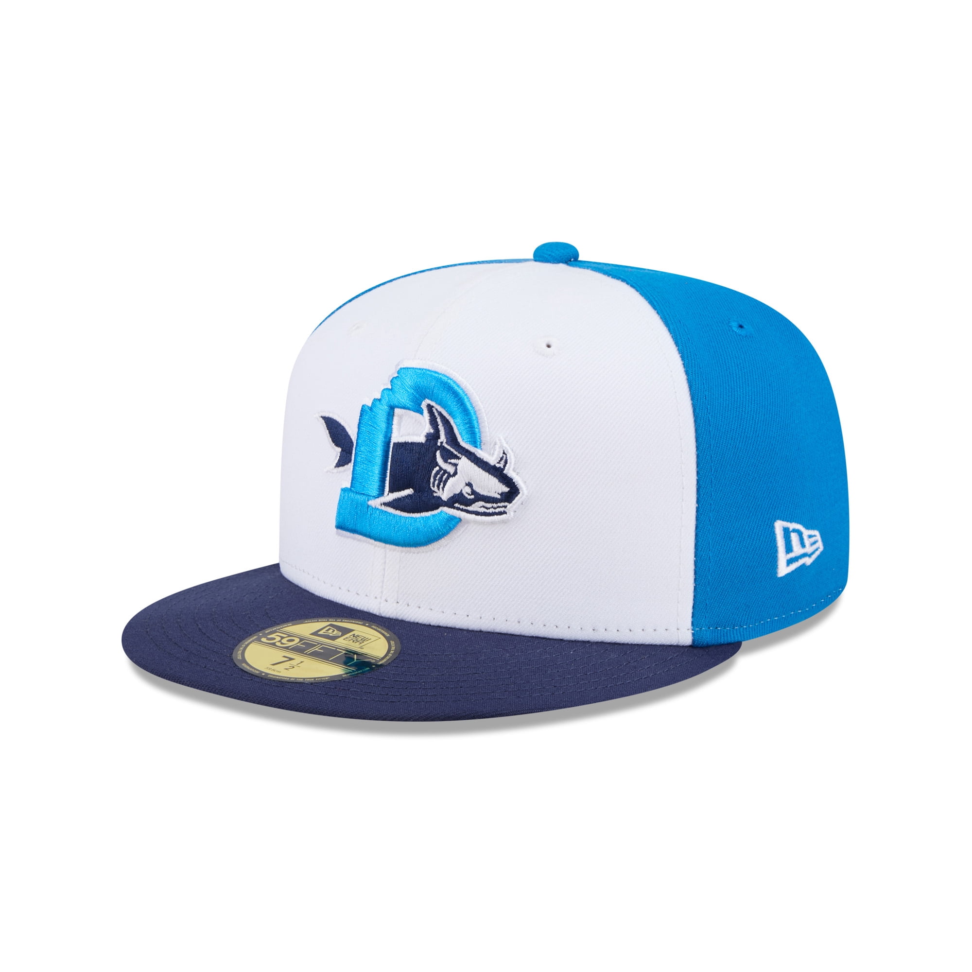 Men's-New Era White Durham Bulls Theme Nights 59FIFTY Fitted Hat ...