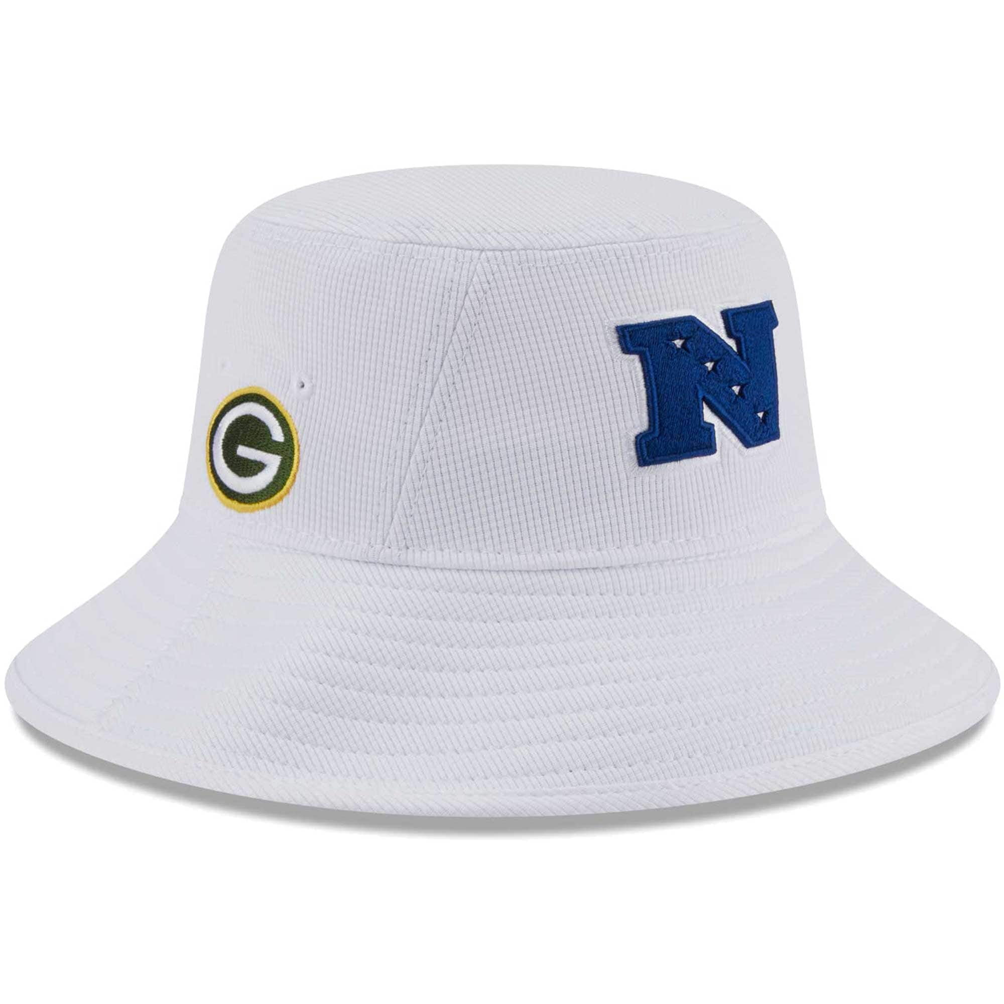Men's New Era White Green Bay Packers 2023 NFL Pro Bowl Bucket Hat ...
