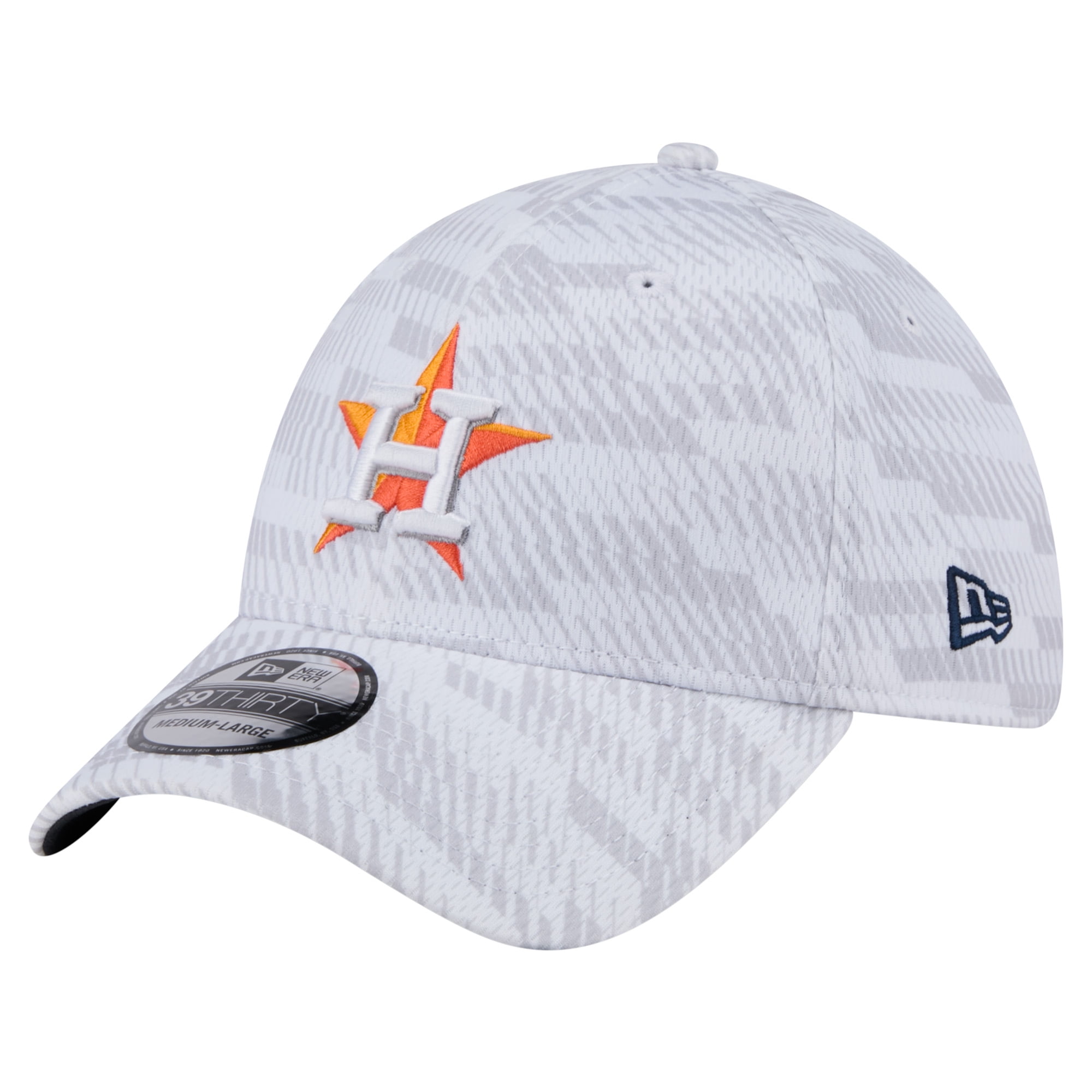 Men's-New Era White Houston Astros Graded 39THIRTY Stretch Fit Hat ...