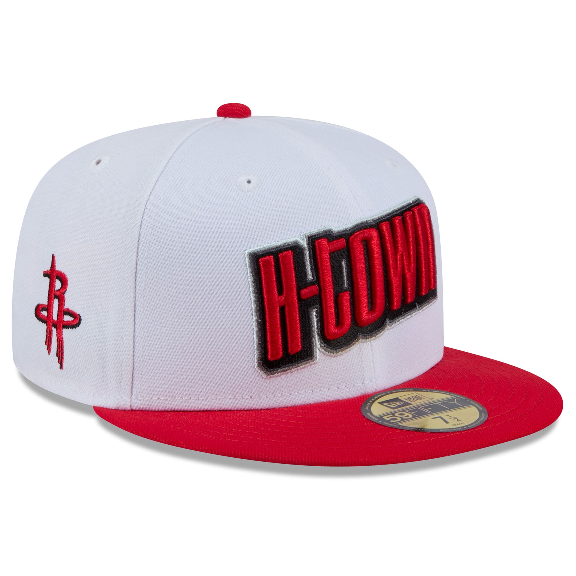 Men's New Era White Houston Rockets 2024/25 City Edition 59FIFTY Fitted ...