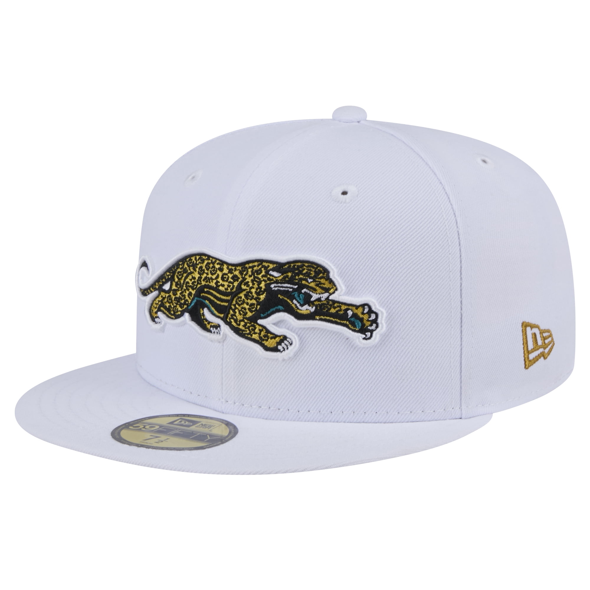 Men's New Era White Jacksonville Jaguars Throwback Crawl Omaha 59FIFTY ...