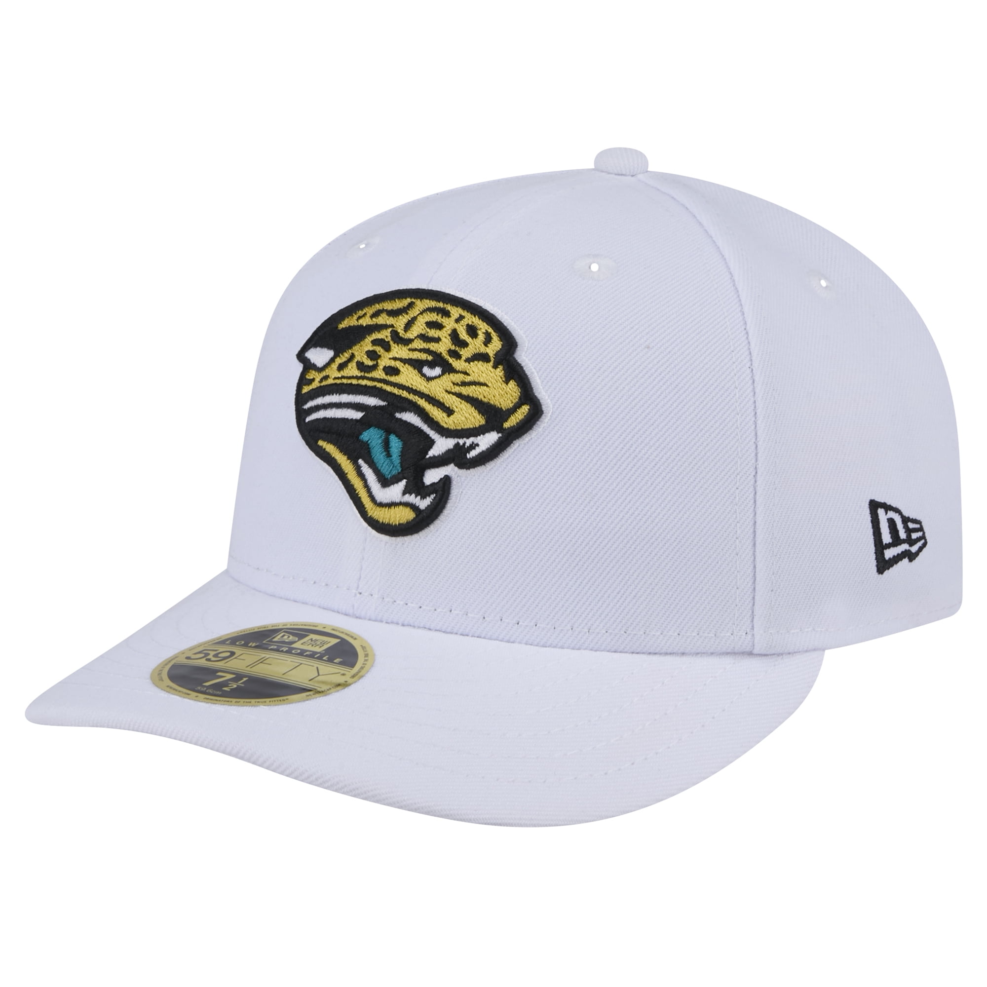 Men's New Era White Jacksonville Jaguars Throwback Logo Omaha Low ...