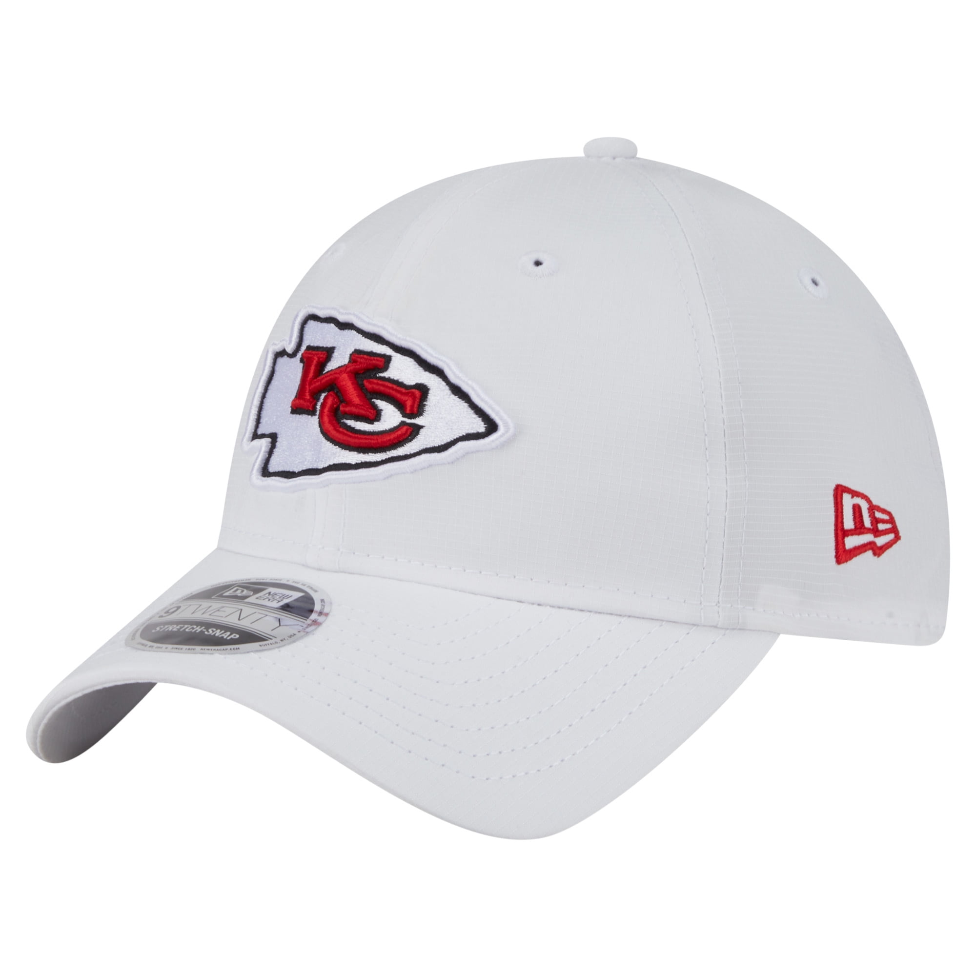 Men's New Era White Kansas City Chiefs Active Ripstop 9TWENTY Stretch ...