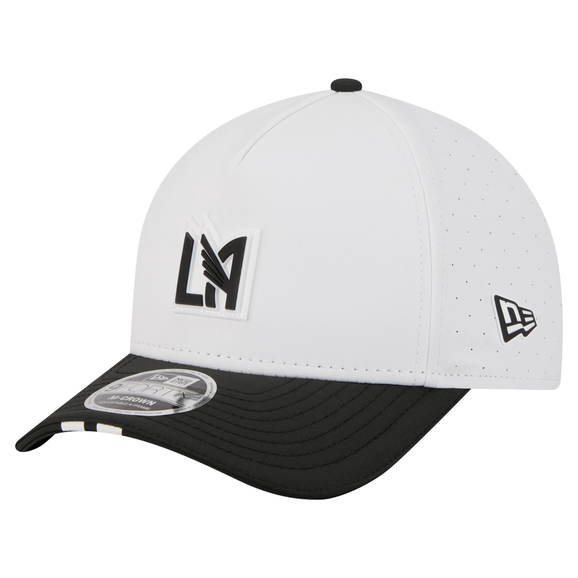 Men's New Era White LAFC 2026 MLS Kick Off 9FORTY M-Crown A-Frame ...