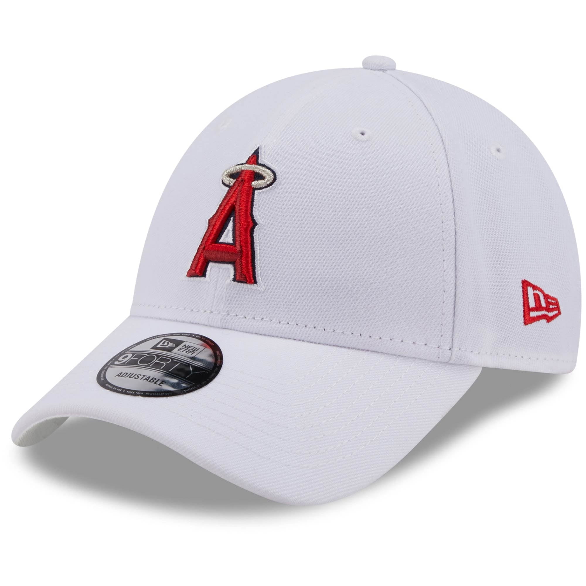 Men's New Era White Los Angeles Angels League II 9FORTY Adjustable Hat ...