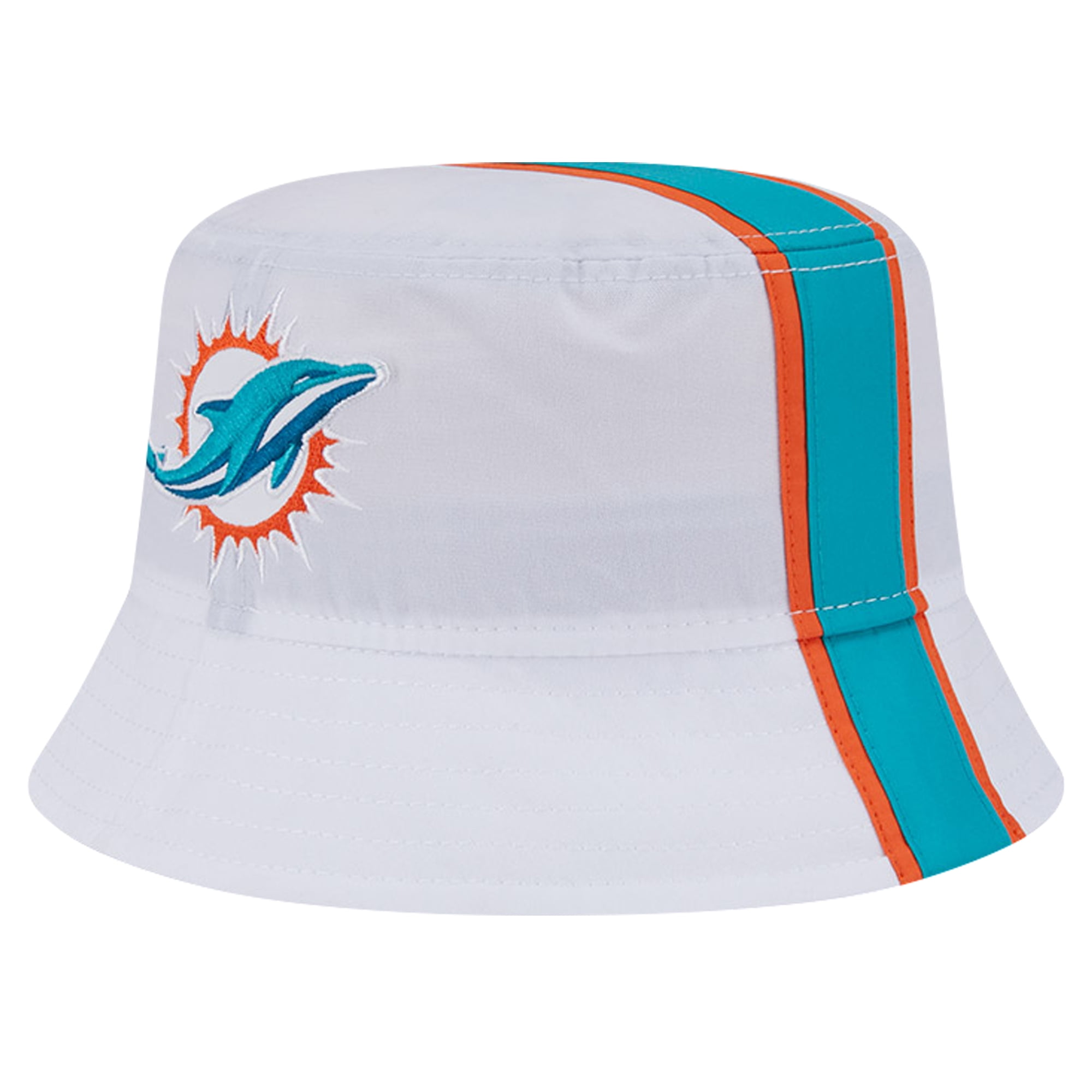 Men's New Era White Miami Dolphins Helmet Bucket Hat - Walmart.com