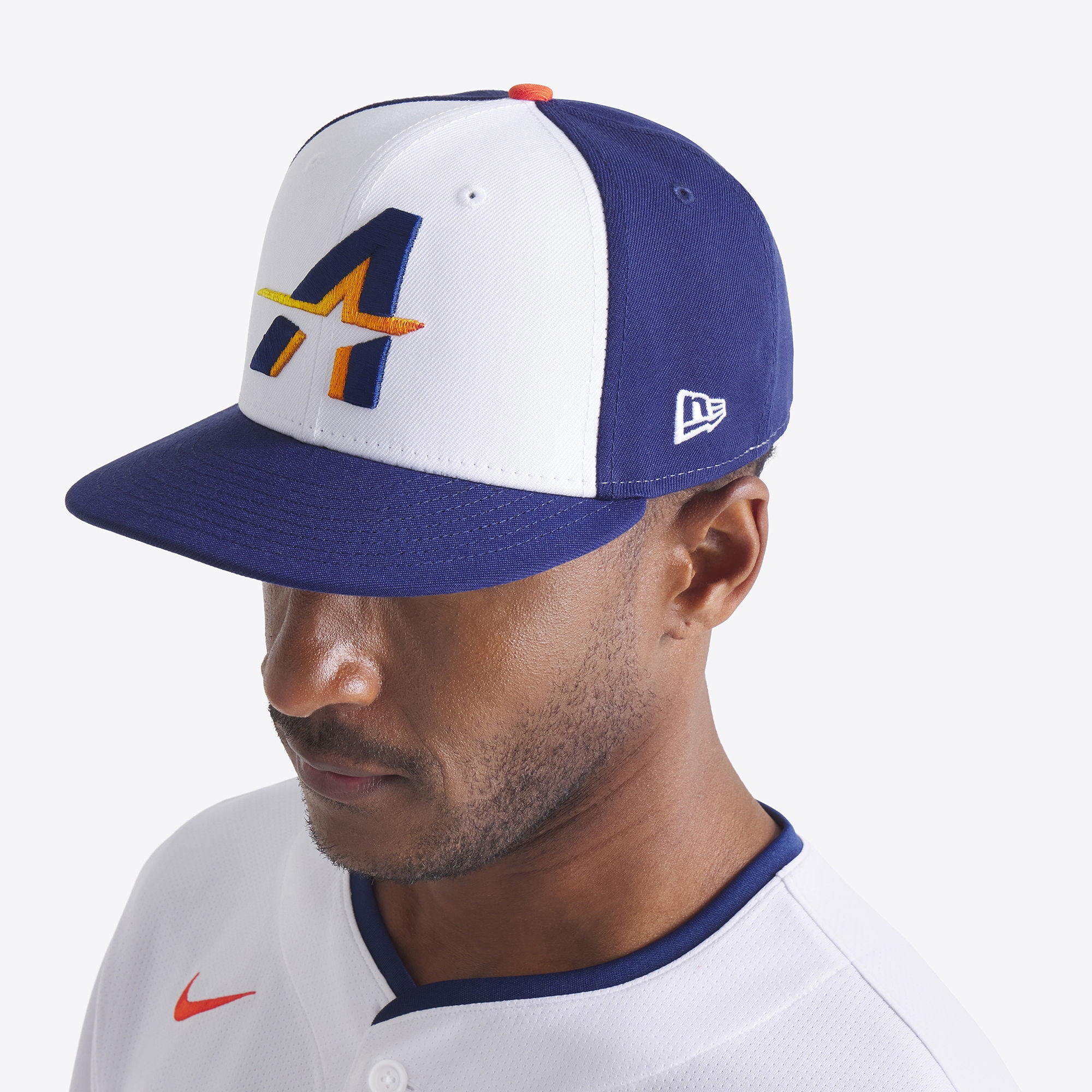 Men's New Era White/Navy Houston Astros 2025 City Connect 59FIFTY Fitted Hat - Walmart.com