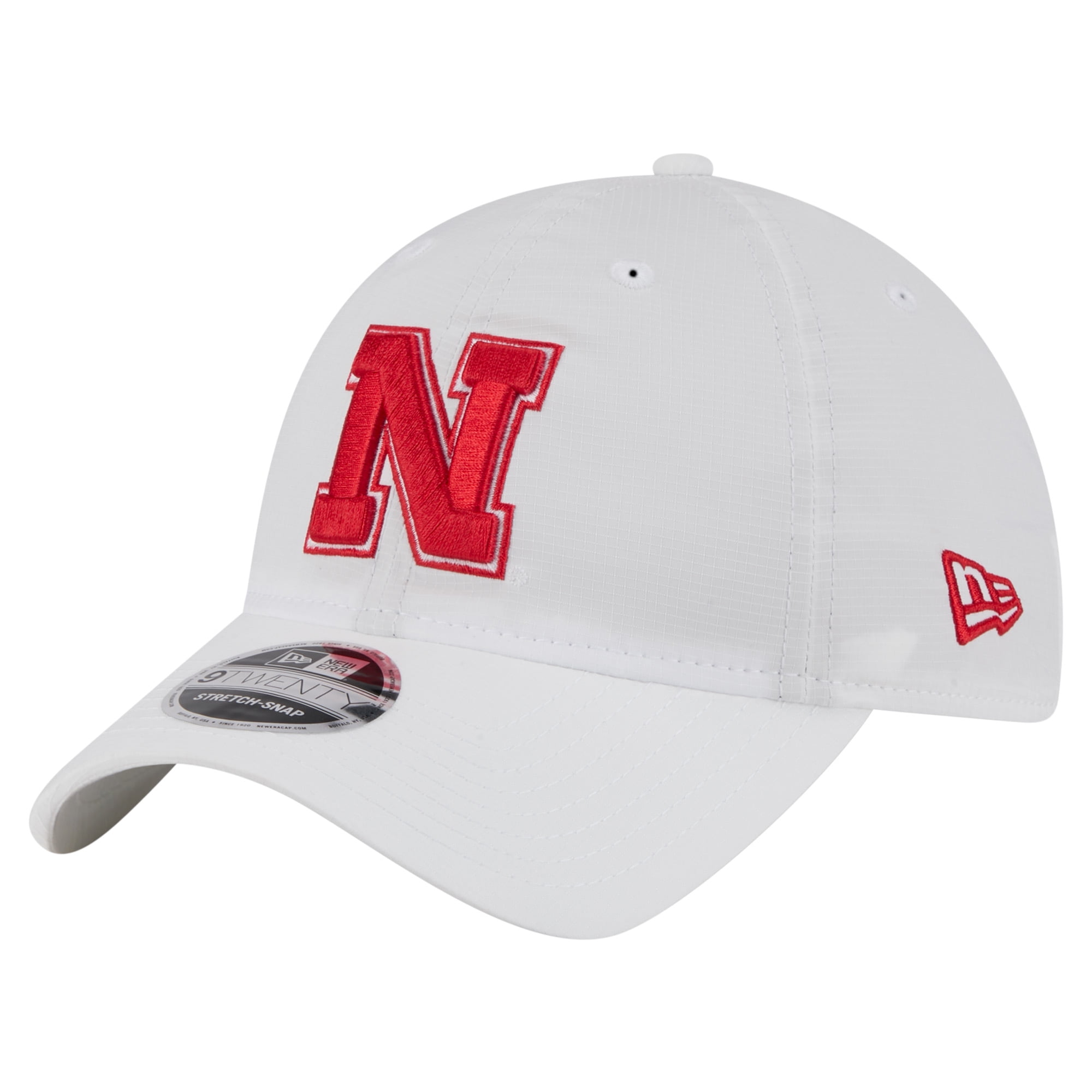 Men's New Era White Nebraska Huskers Active Ripstop 9TWENTY Adjustable ...