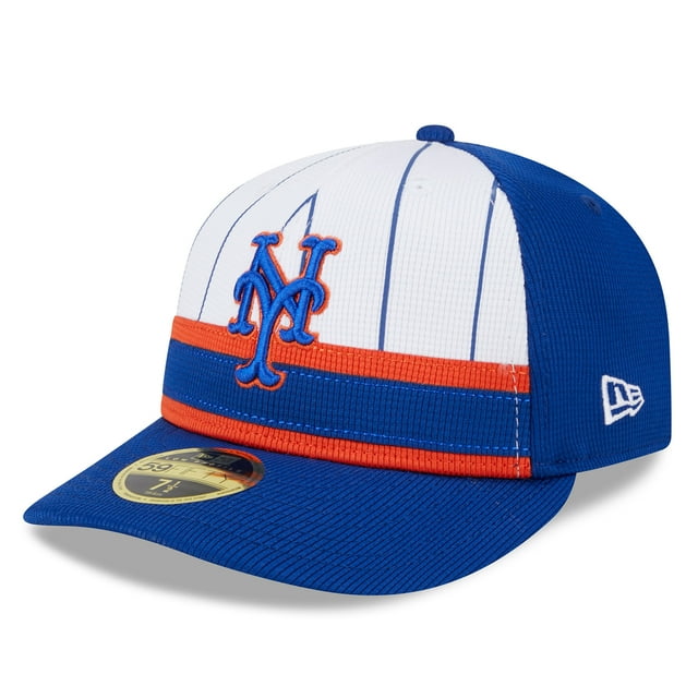 Men's New Era White New York Mets 2024 Batting Practice Low Profile ...