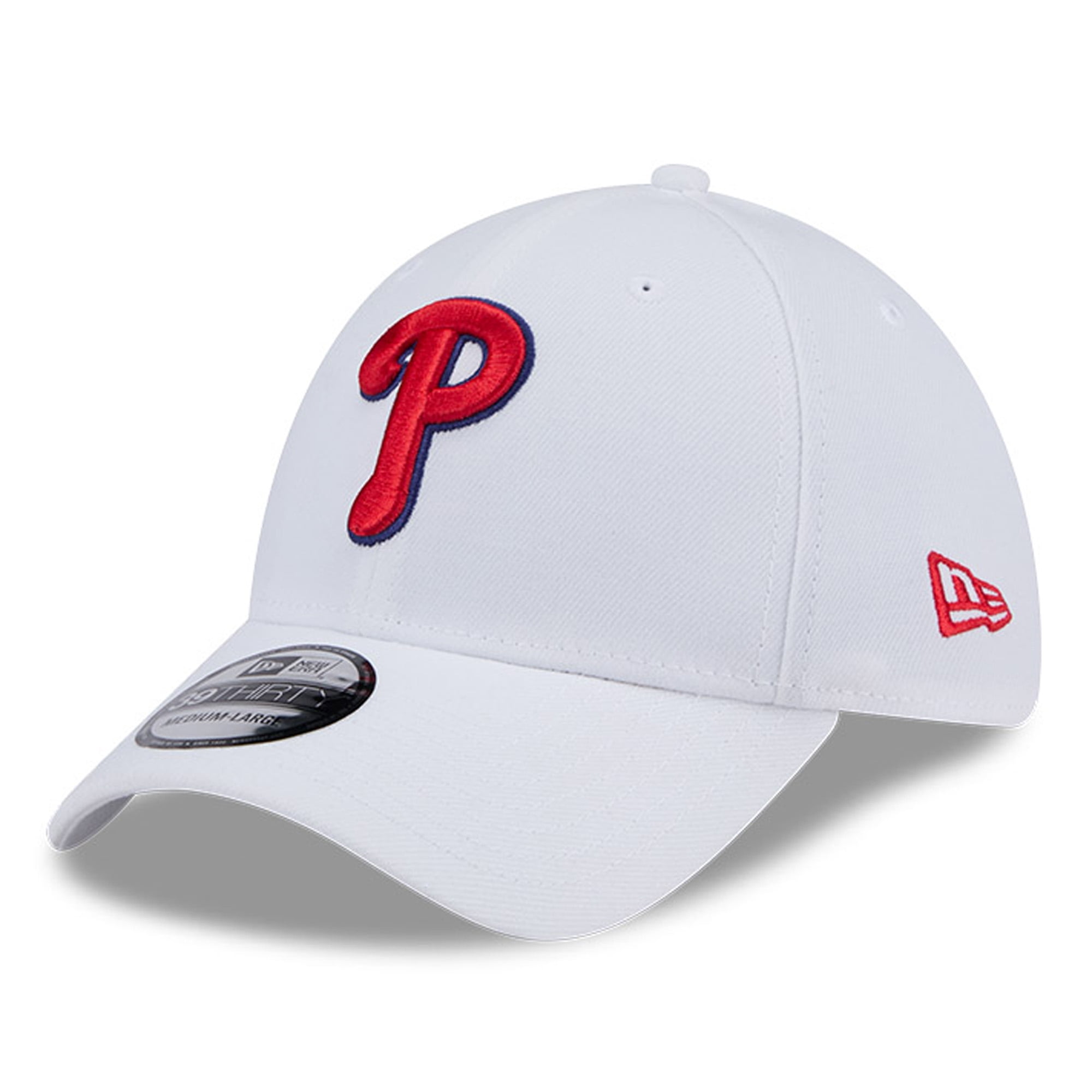 Men's New Era White Philadelphia Phillies 39THIRTY Flex Hat - Walmart.com