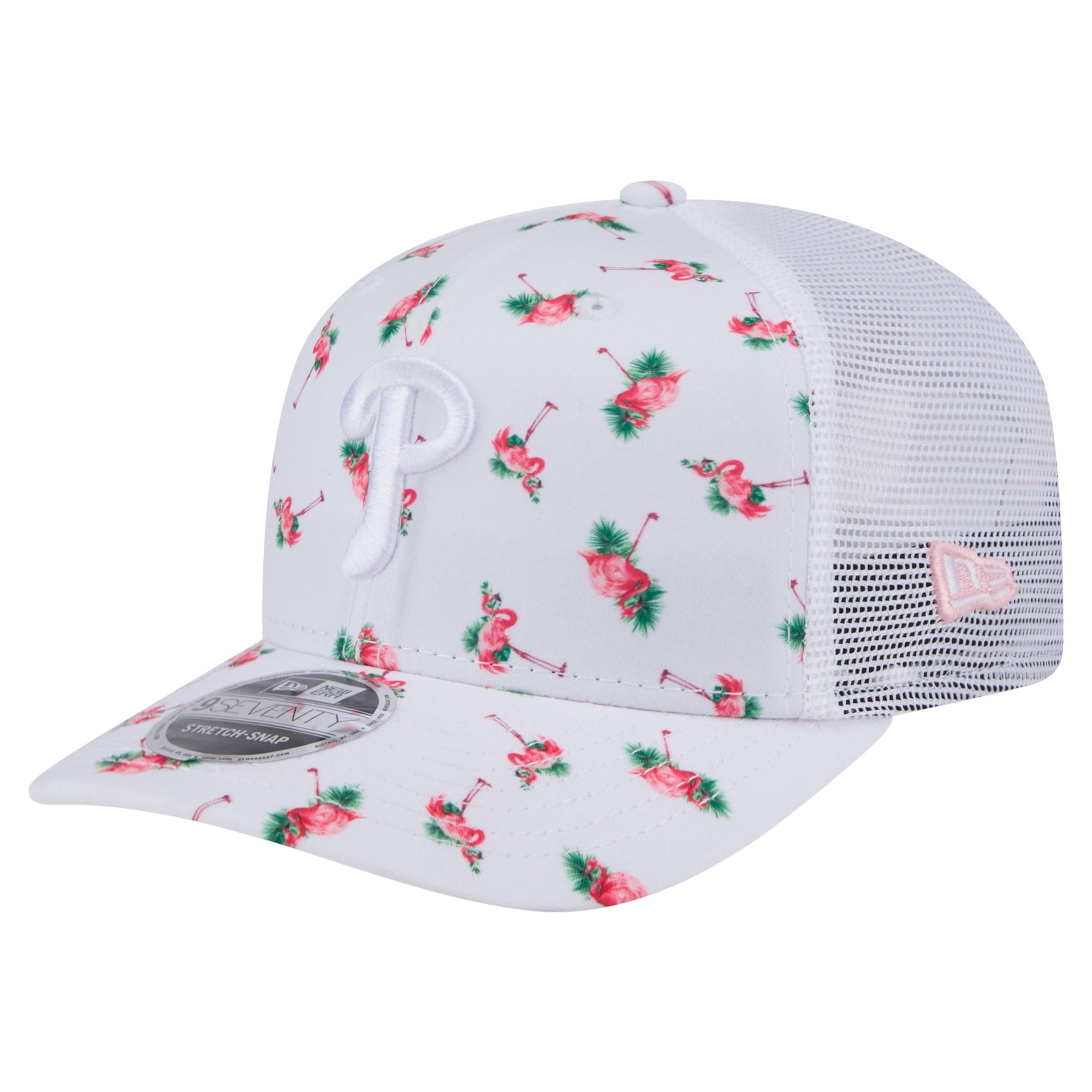Men's-New Era White Philadelphia Phillies Flamingo Mesh Back 9SEVENTY ...