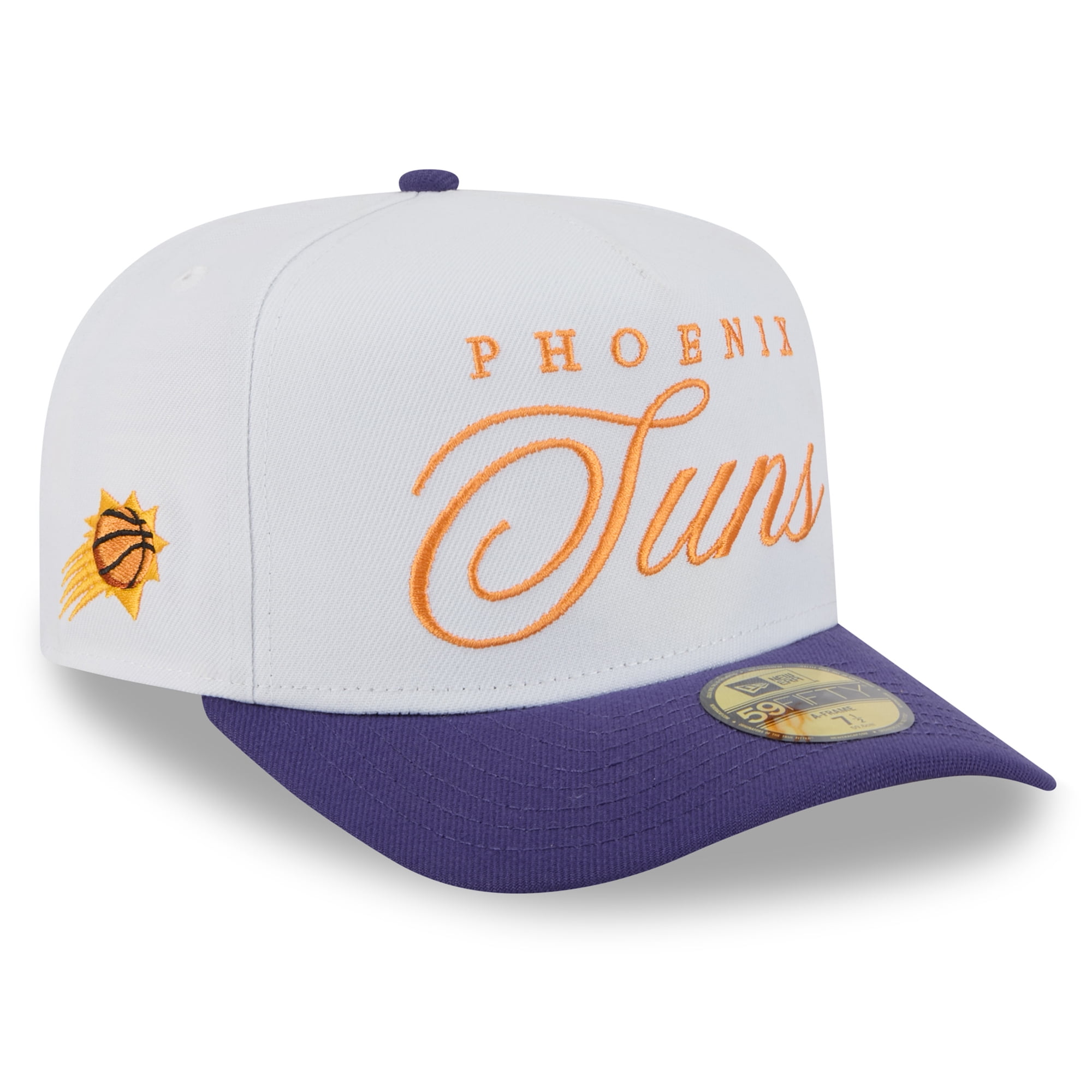 Men's New Era White/Purple Phoenix Suns 2025 NBA Draft A-Frame 59FIFTY Fitted Hat - Walmart.com