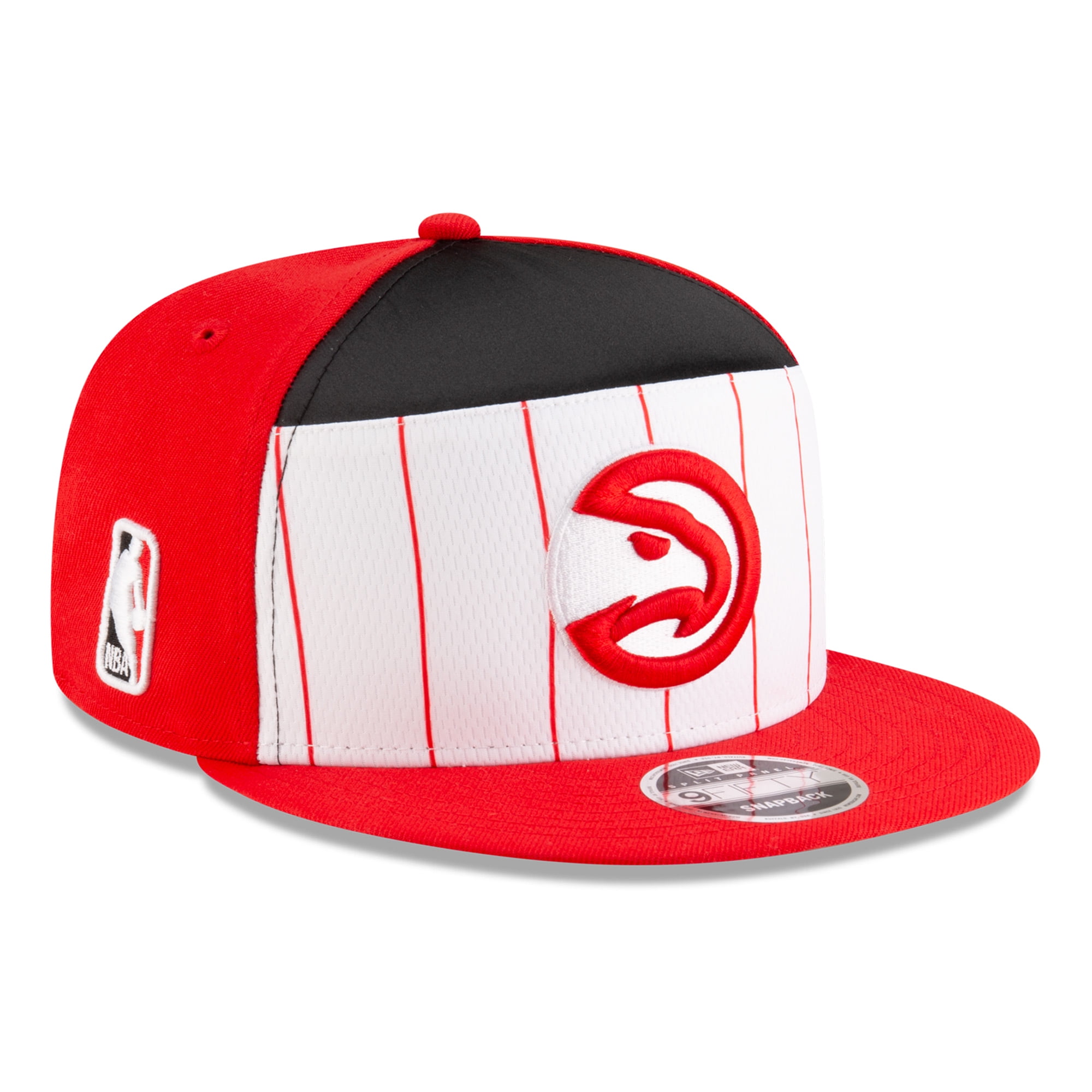 Men's New Era White/Red Atlanta Hawks 2025 NBA Tip Off Split Panel ...