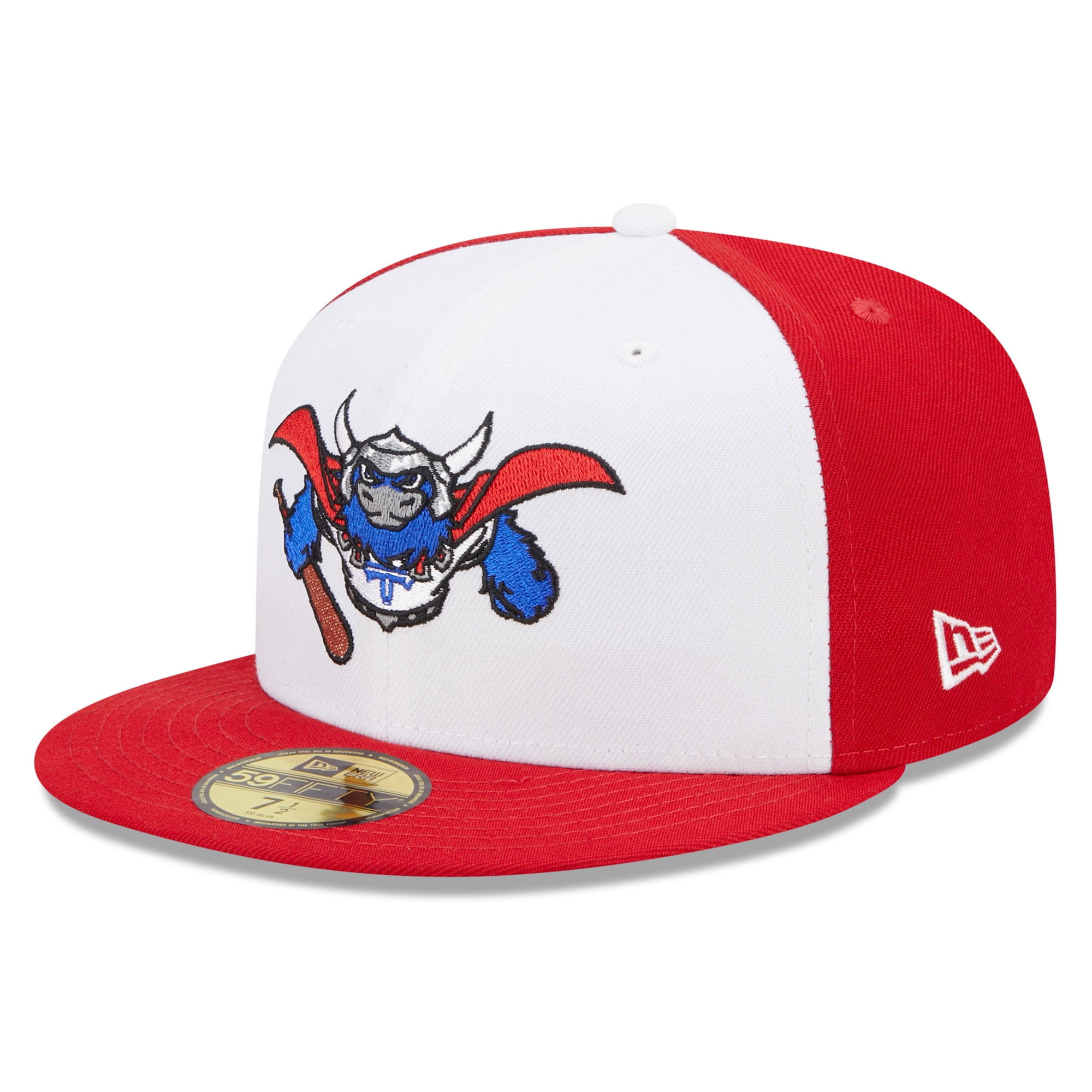 Men's New Era White/Red Tulsa Drillers Marvel x Minor League 59FIFTY ...