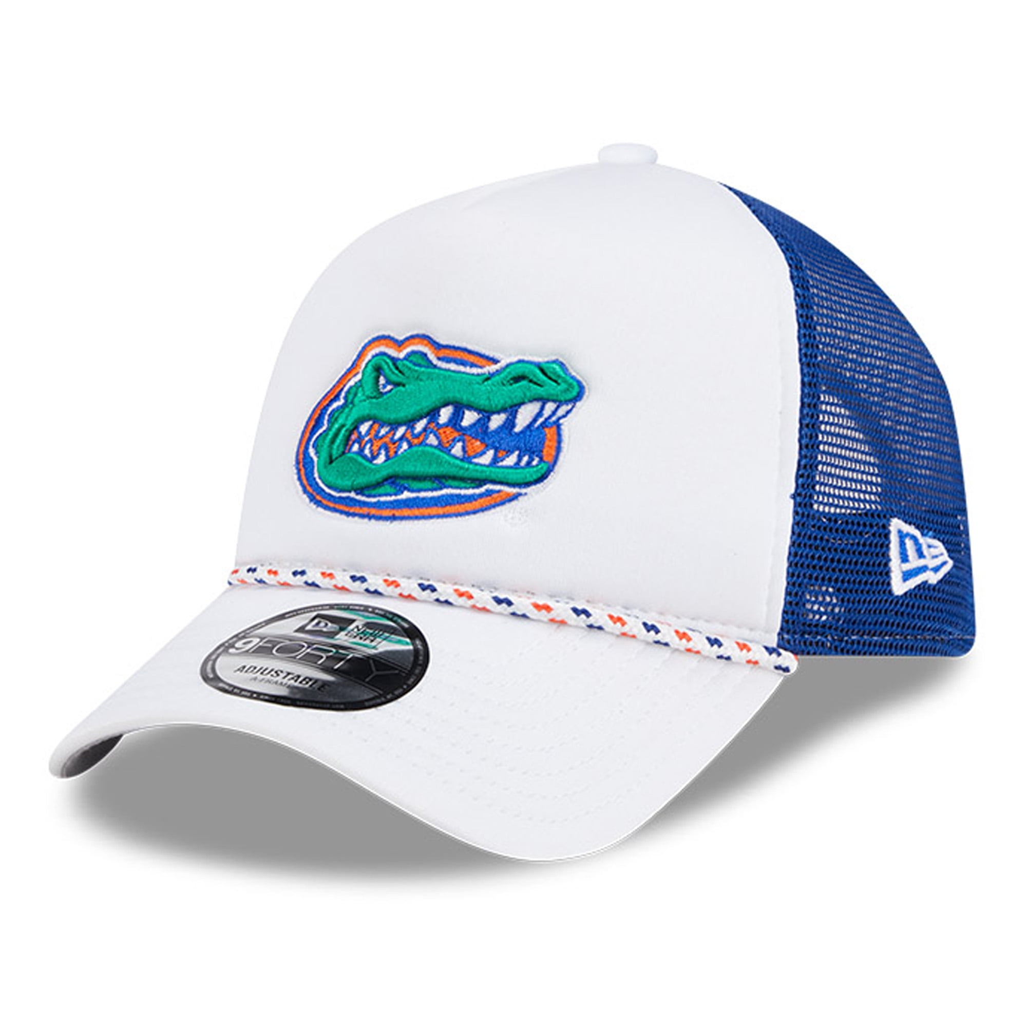 Men's New Era White/Royal Florida Gators Court Sport Foam A-Frame ...