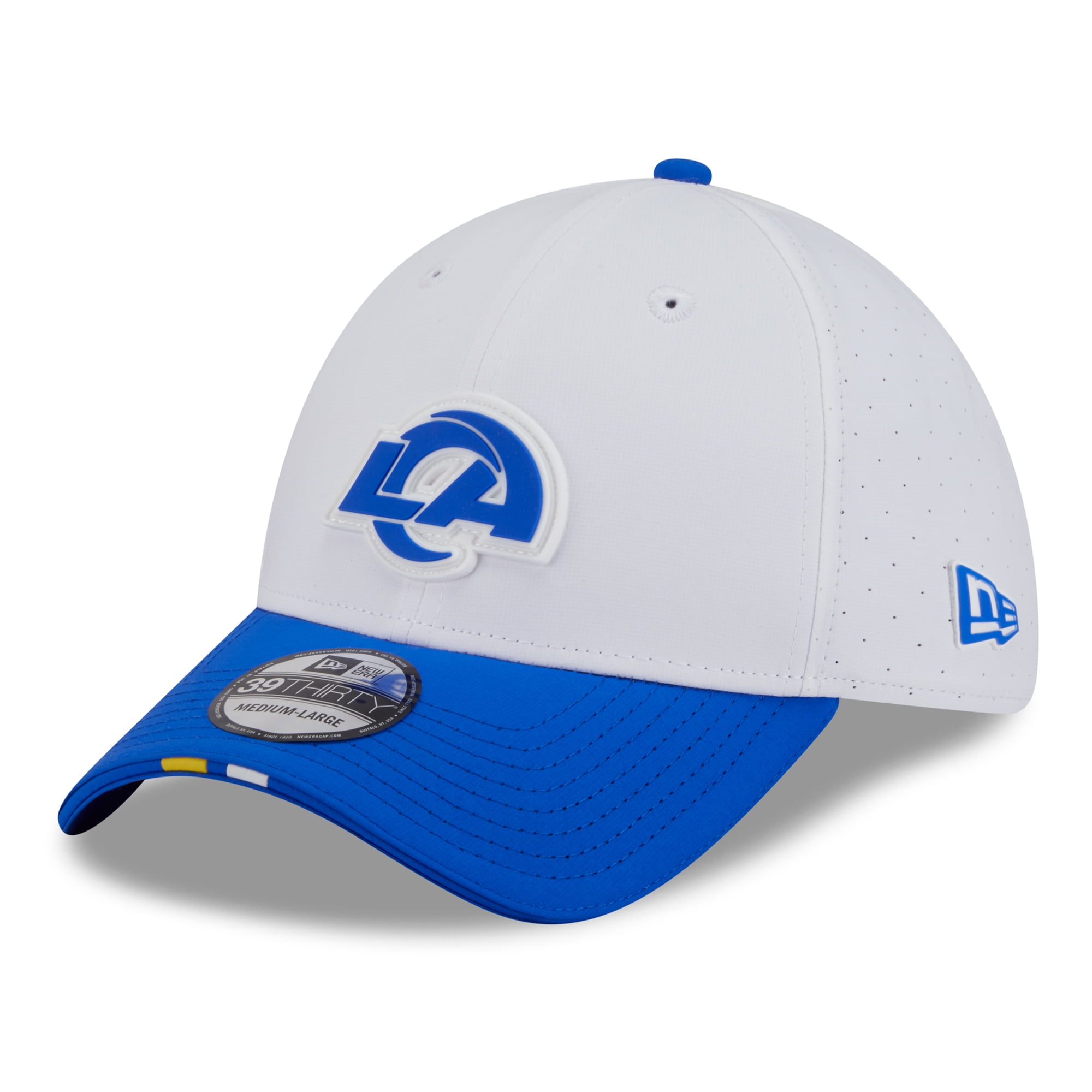 Men's New Era White/Royal Los Angeles Rams 2025 NFL Training Camp ...