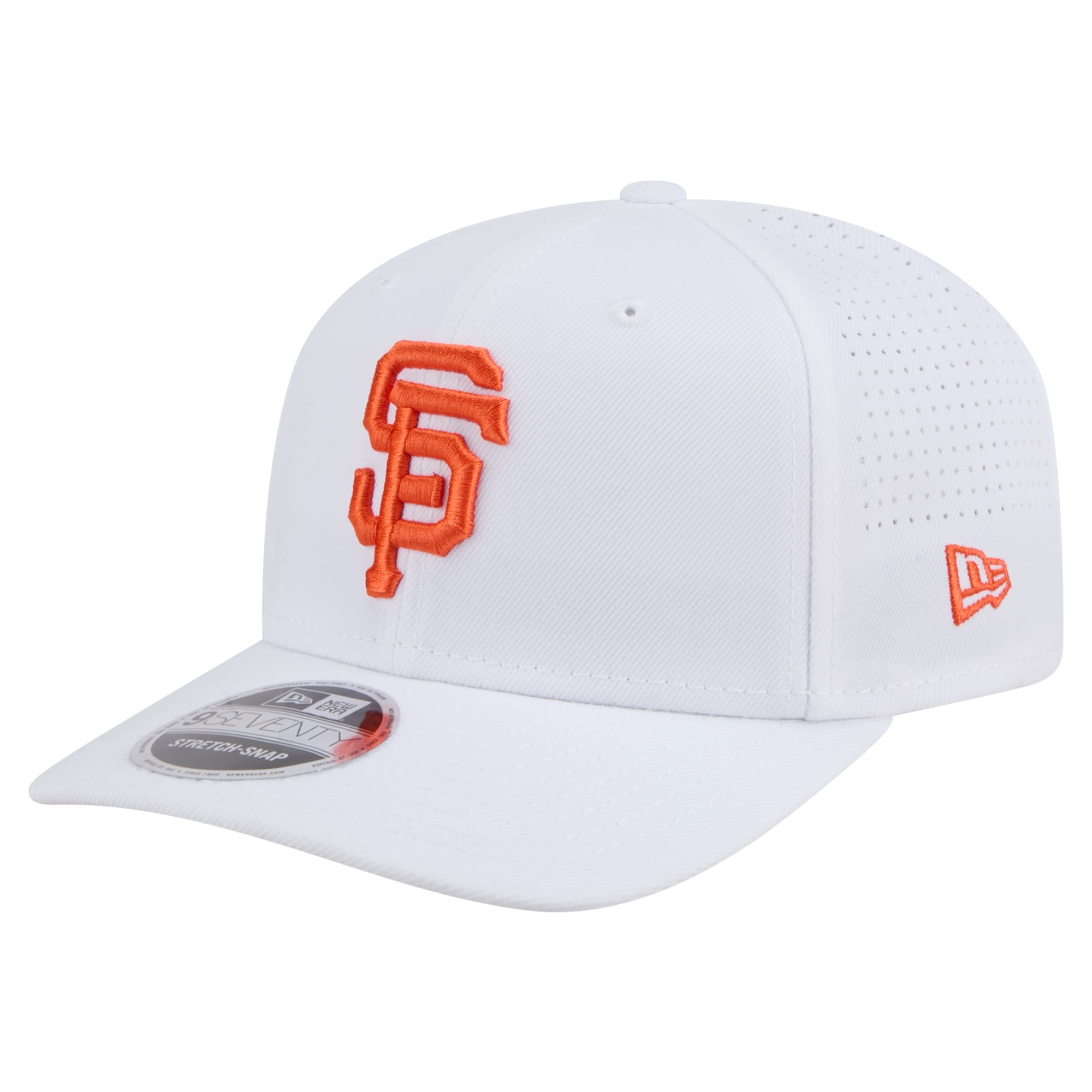 Men's New Era White San Francisco Giants COOLERA 9SEVENTY Adjustable ...