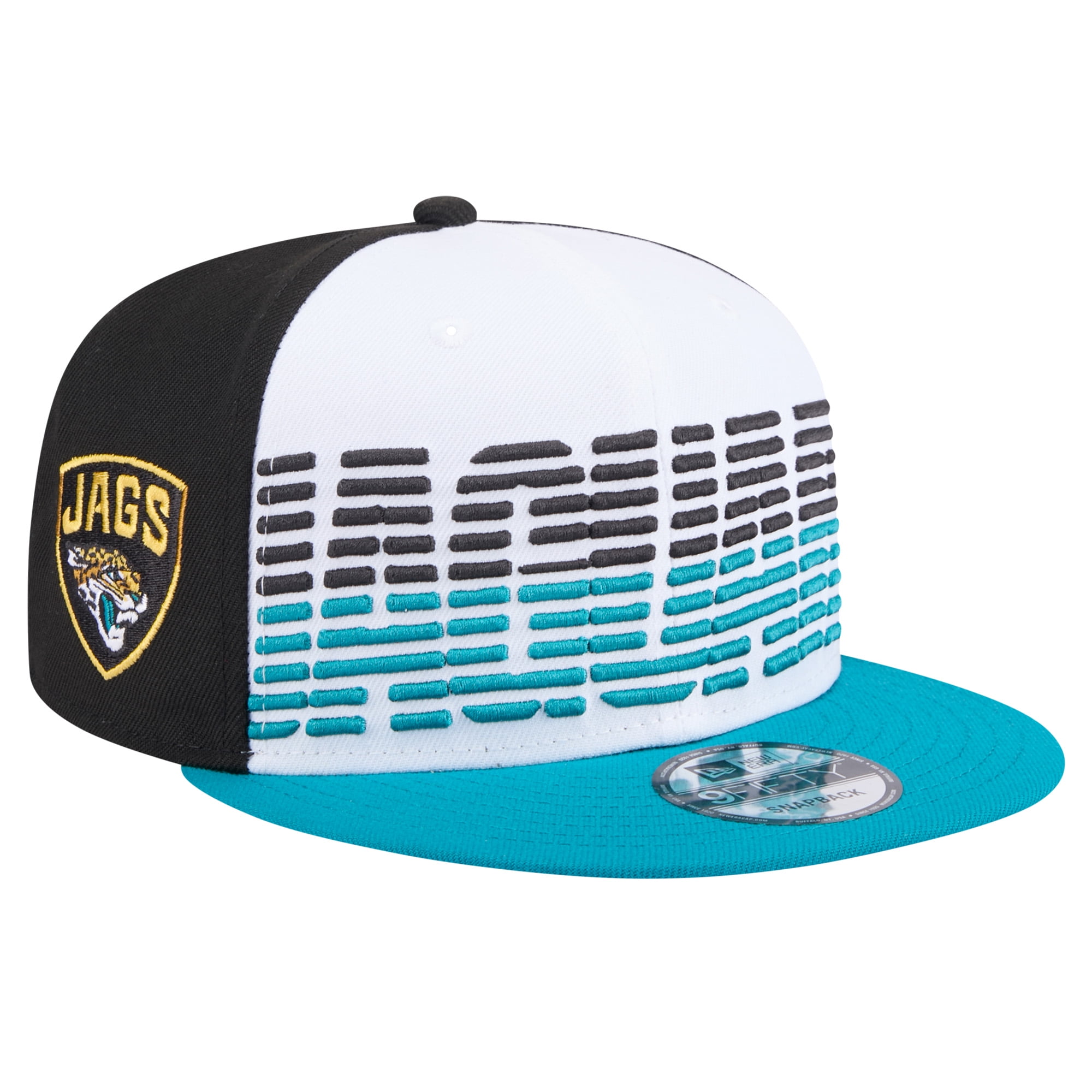 Men's New Era White/Teal Jacksonville Jaguars Throwback Space 9FIFTY ...