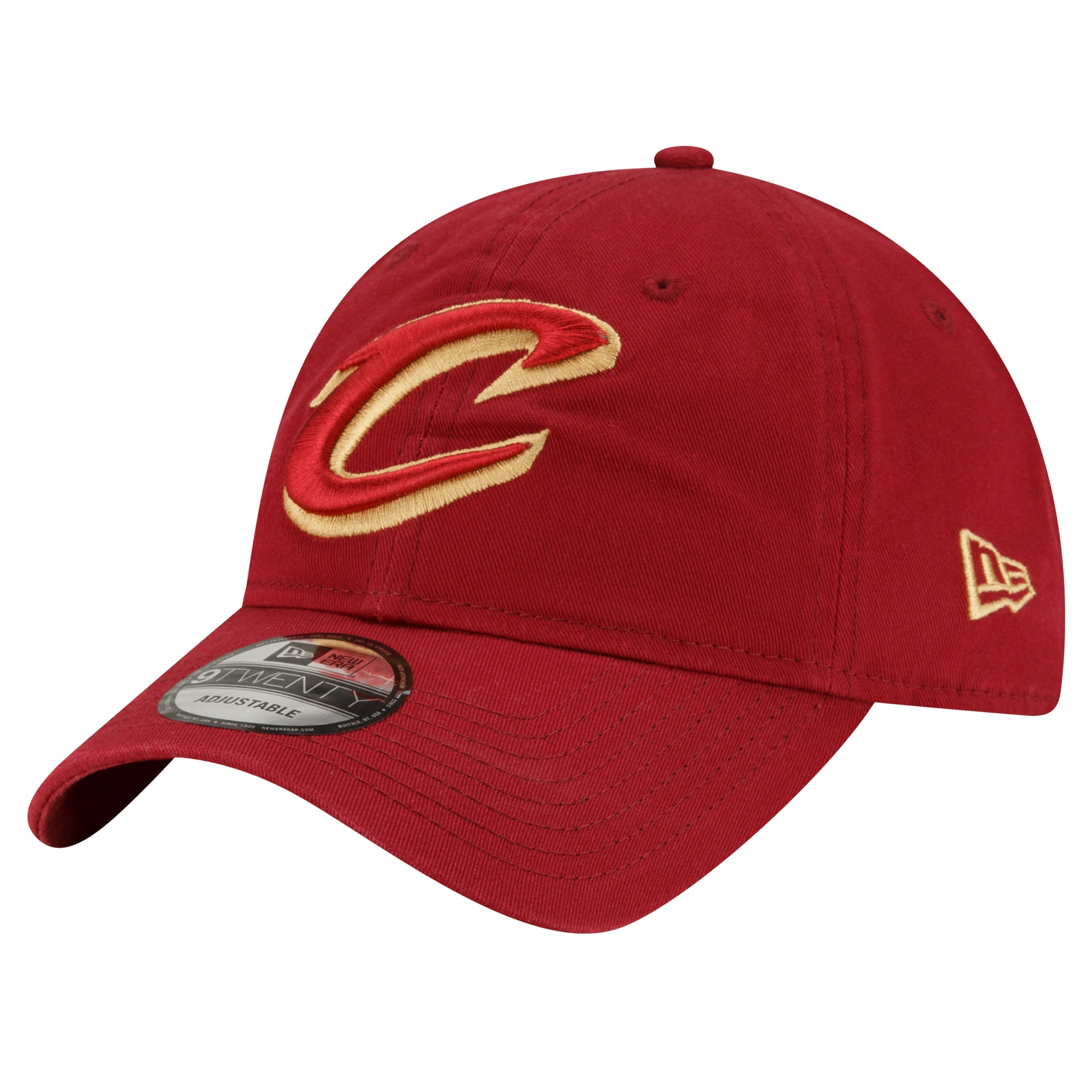 Men's New Era Wine Cleveland Cavaliers Team 2.0 9TWENTY Adjustable Hat ...