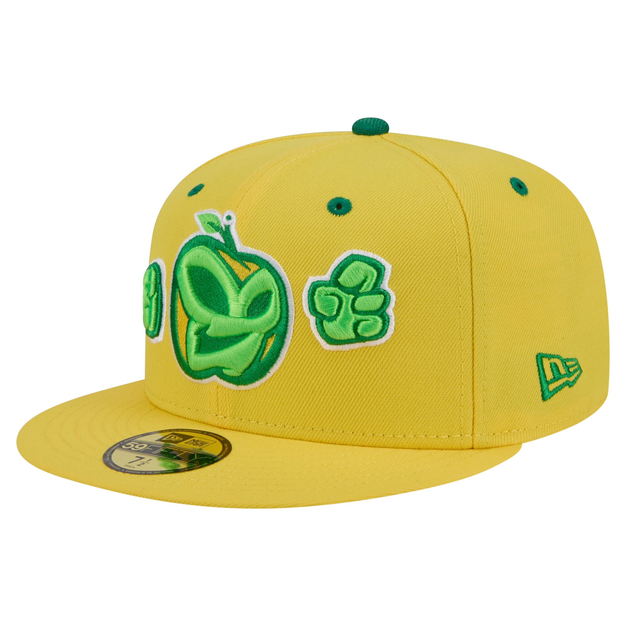 Men's New Era Yellow Fort Wayne TinCaps Copa de la Diversi-n 59FIFTY ...