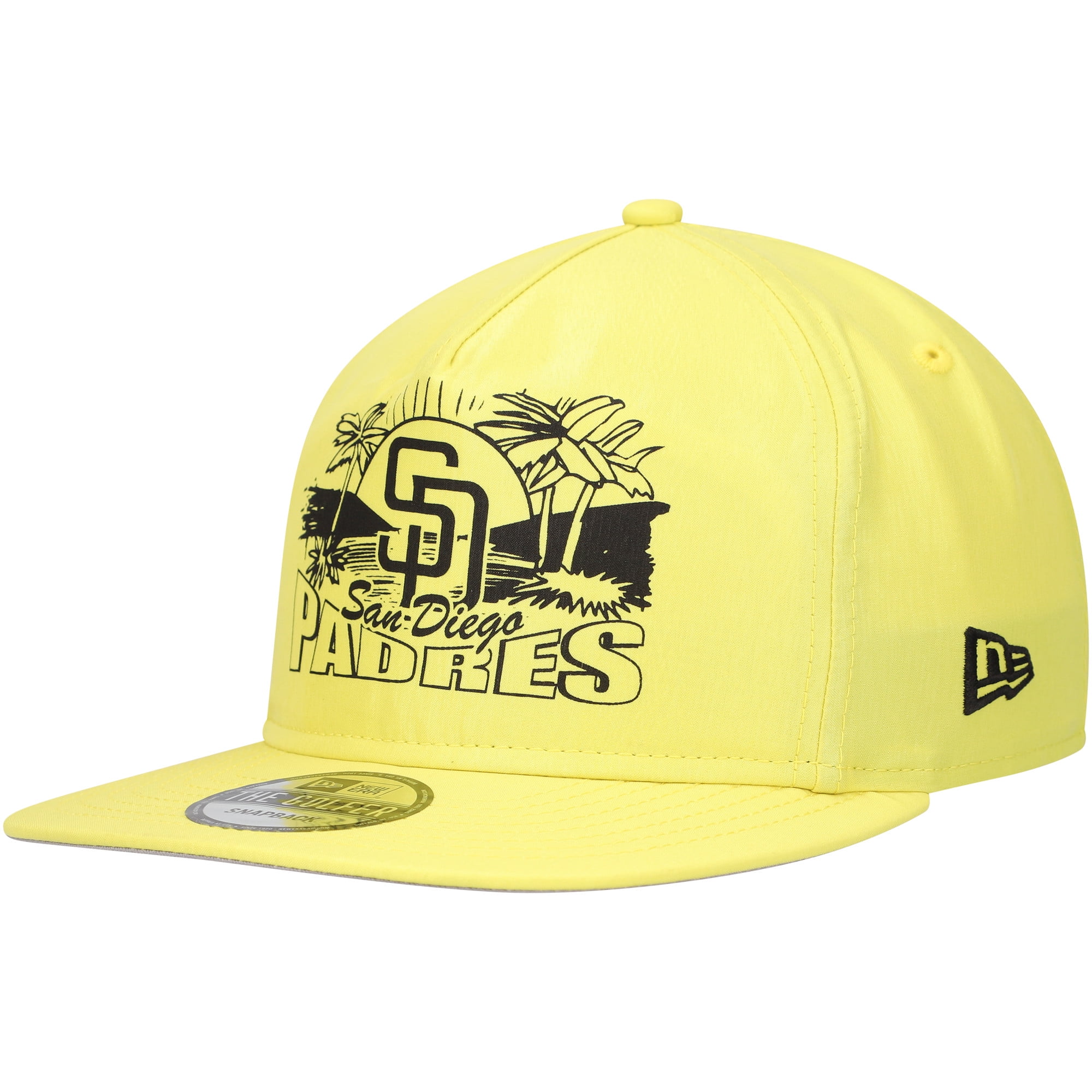 Men's New Era Yellow San Diego Padres Neon Golfer Snapback Hat ...