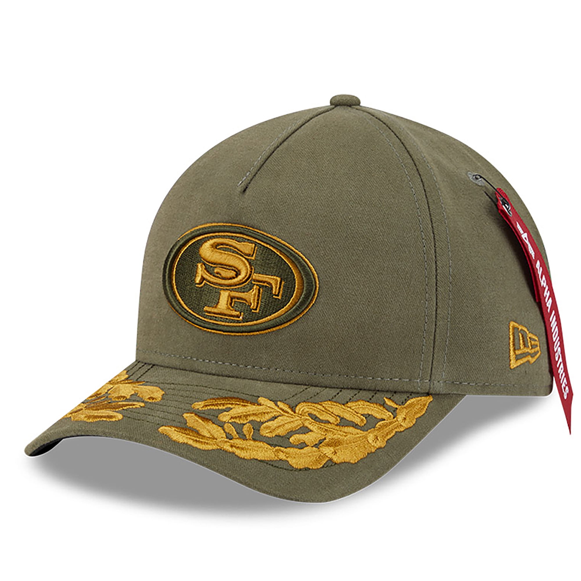 Men's New Era x Alpha Industries Olive San Francisco 49ers A-Frame ...