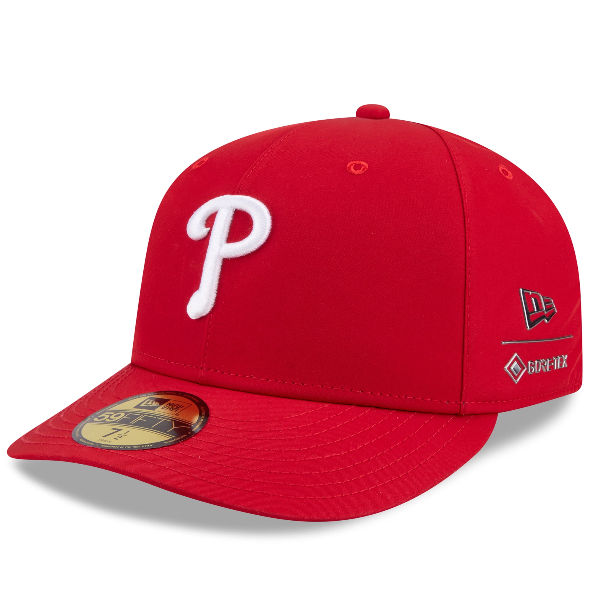 Men's New Era x GORE-TEX Red Philadelphia Phillies 59FIFTY Fitted Hat ...