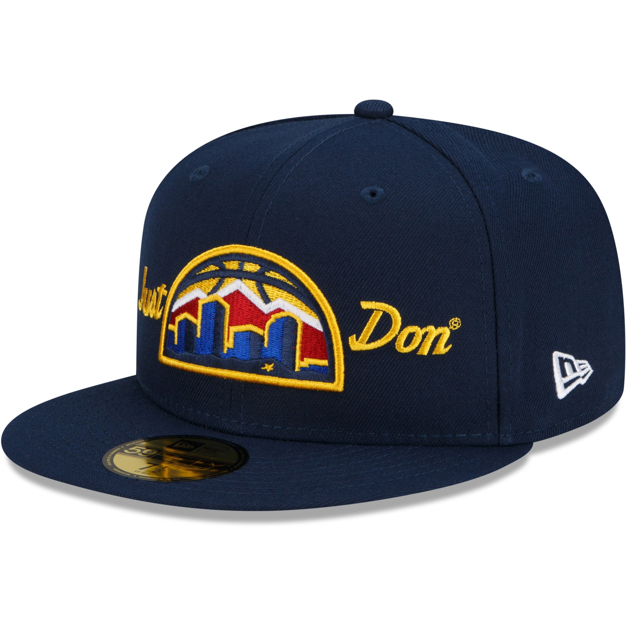 Men's New Era x Just Don Navy Denver Nuggets 59FIFTY Fitted Hat ...