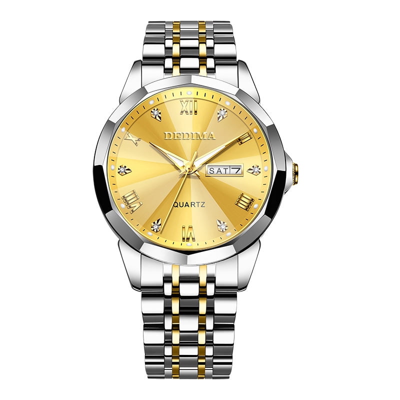 Men's New High-end Fashion Watch with Dual Calendar, Diamond-studded ...