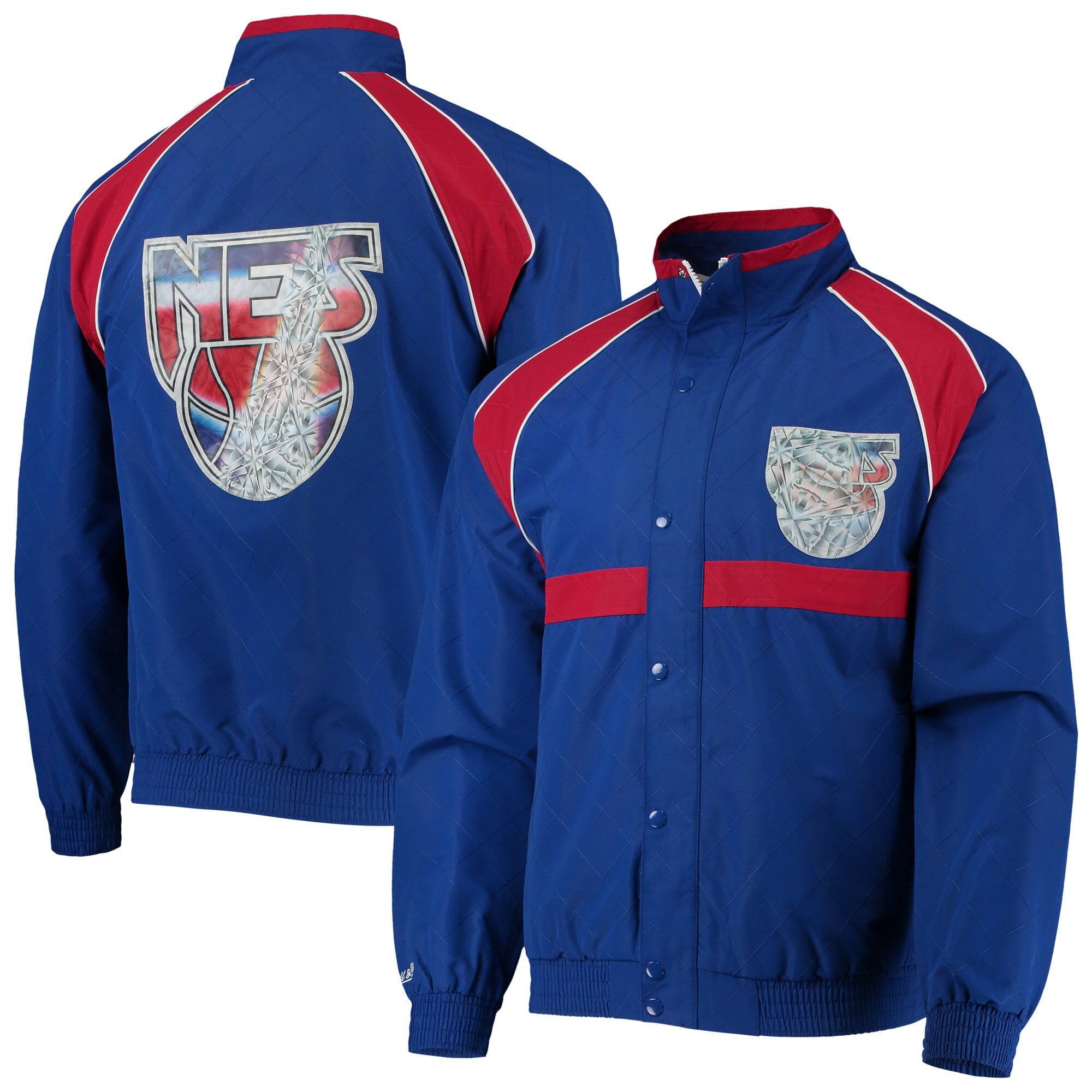 Men's New Jersey Nets Blue Mitchell & Ness Hardwood Classics 75th ...