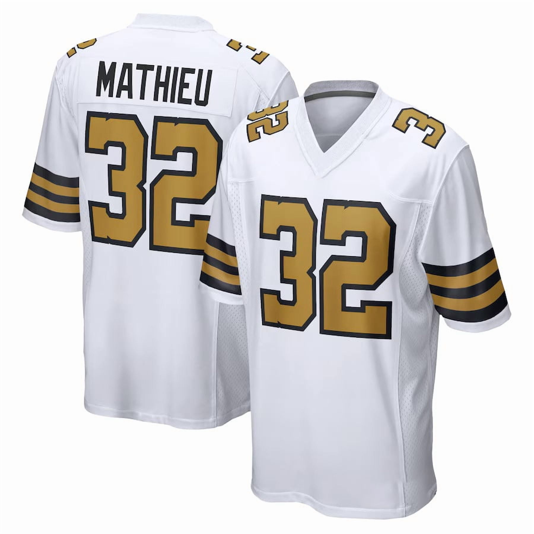 Men's New Orleans Mathieu 32 White Alternate Sports Player Game ...