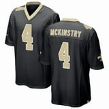 Men's New Orleans McKinstry 4 Black Sports Player Game Stitched Name ...