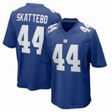 Men's New York G Skattebo 44 Royal Sports Player Game Stitched Name ...