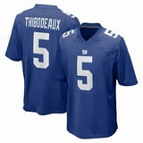 Men's New York G Thibodeaux 5 Royal Sports Player Game Stitched Name ...