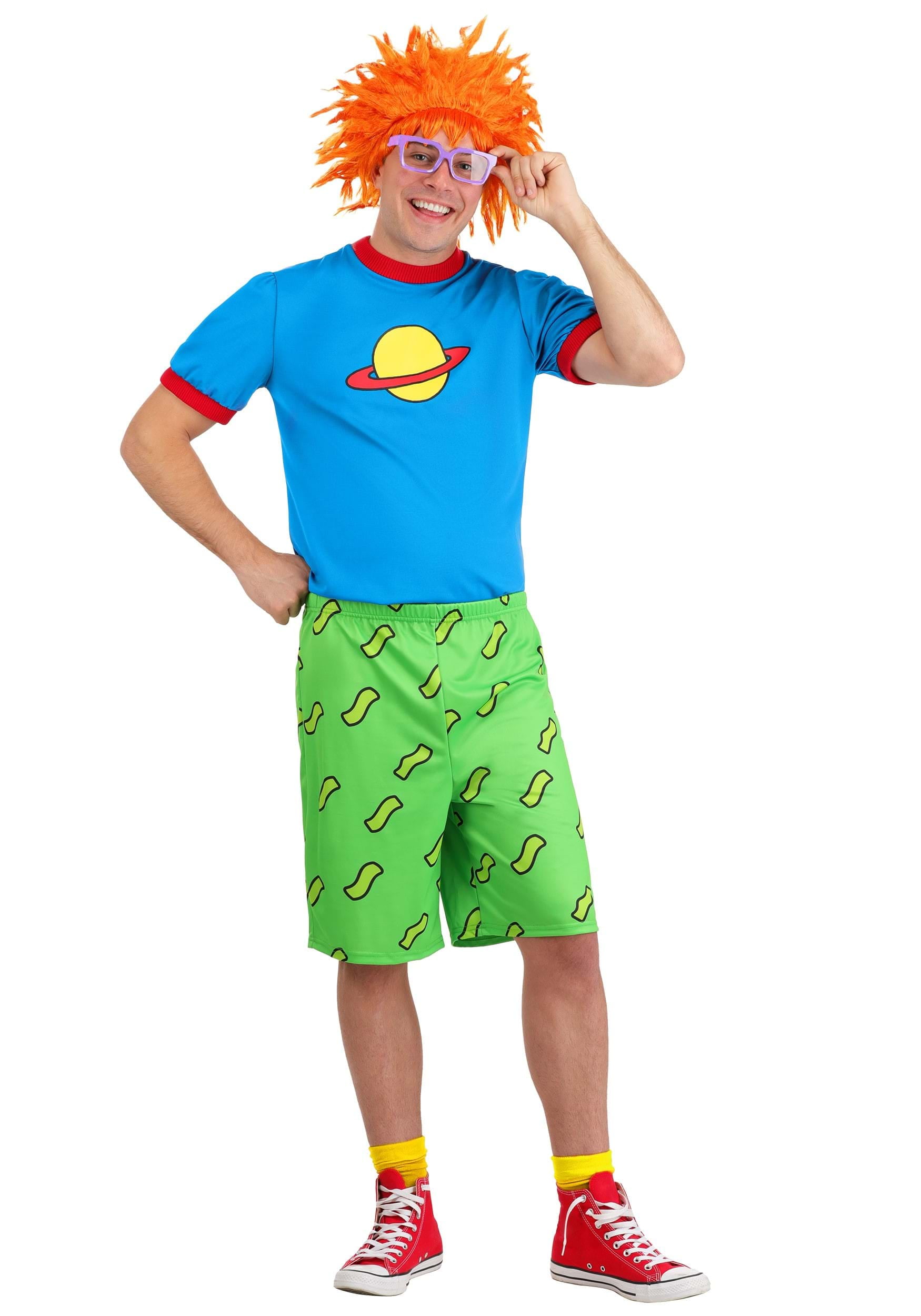 Men's Nickelodeon Rugrats Chuckie Costume - Walmart.com