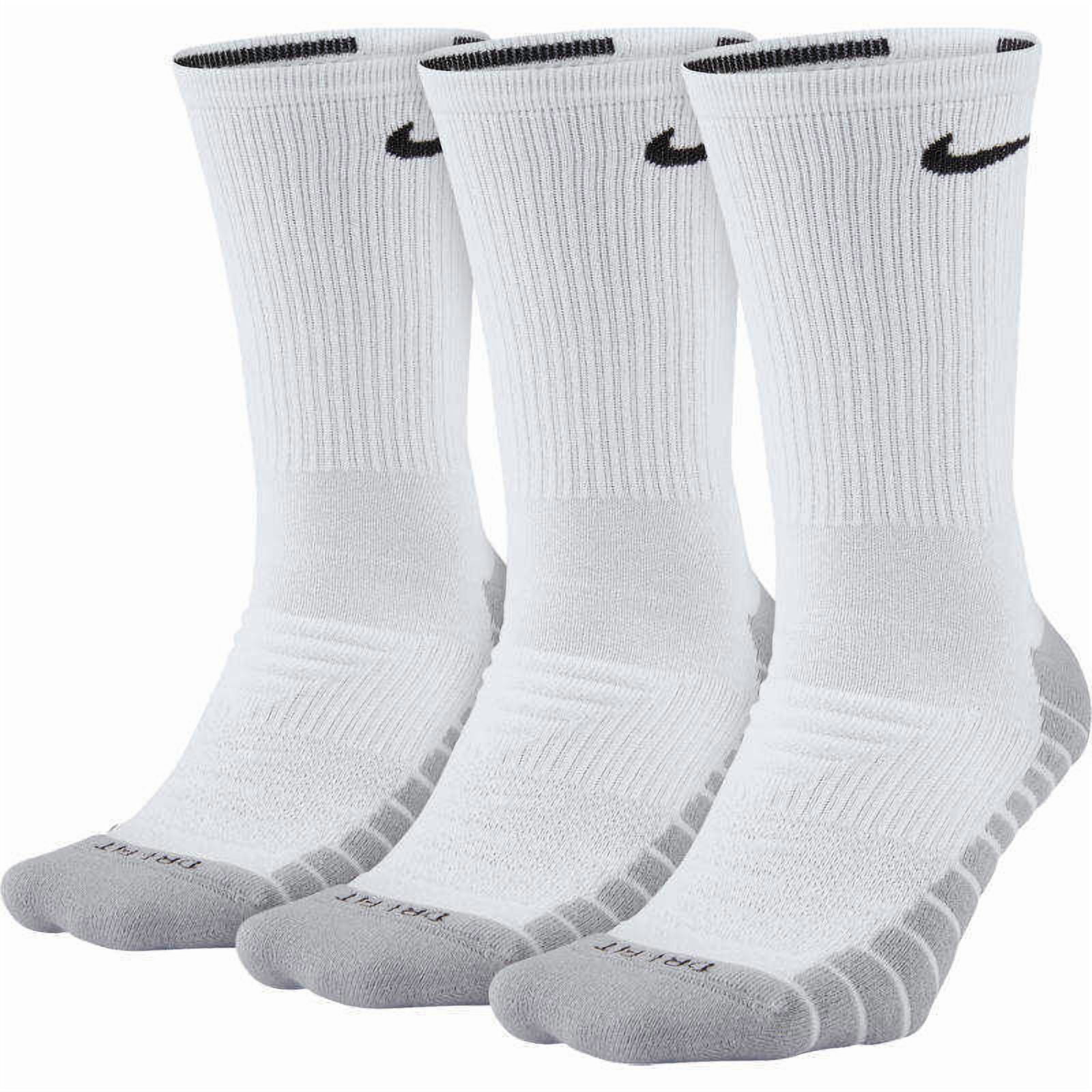 Nike Dry Cushion Crew Training Sock (3 Pairs) nkSX5547 100 Large ...