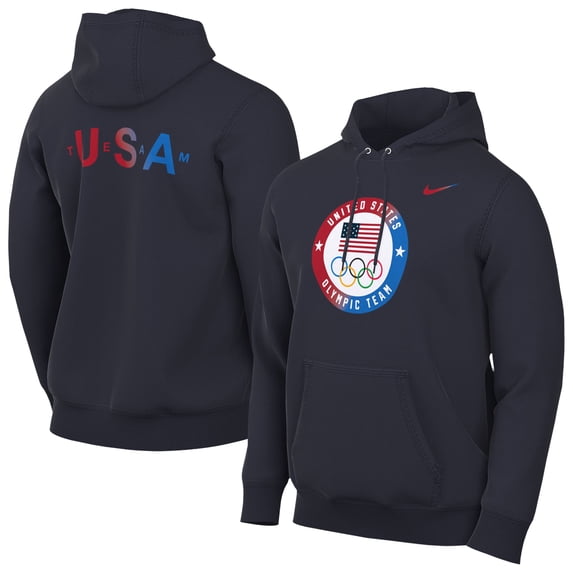 Men's Nike ACG Navy Team USA Club Fleece Hoodie - Walmart.com