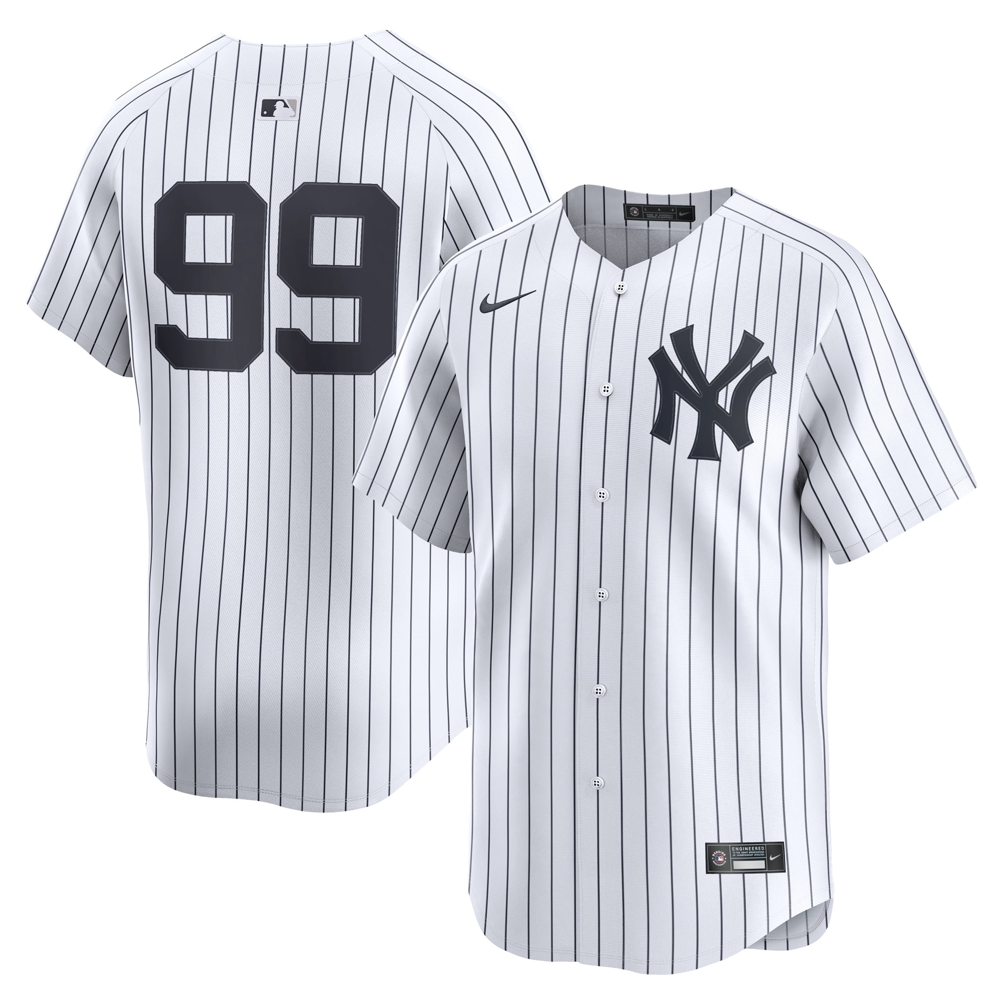 Men's Nike Aaron Judge White New York Yankees Home Limited Player ...