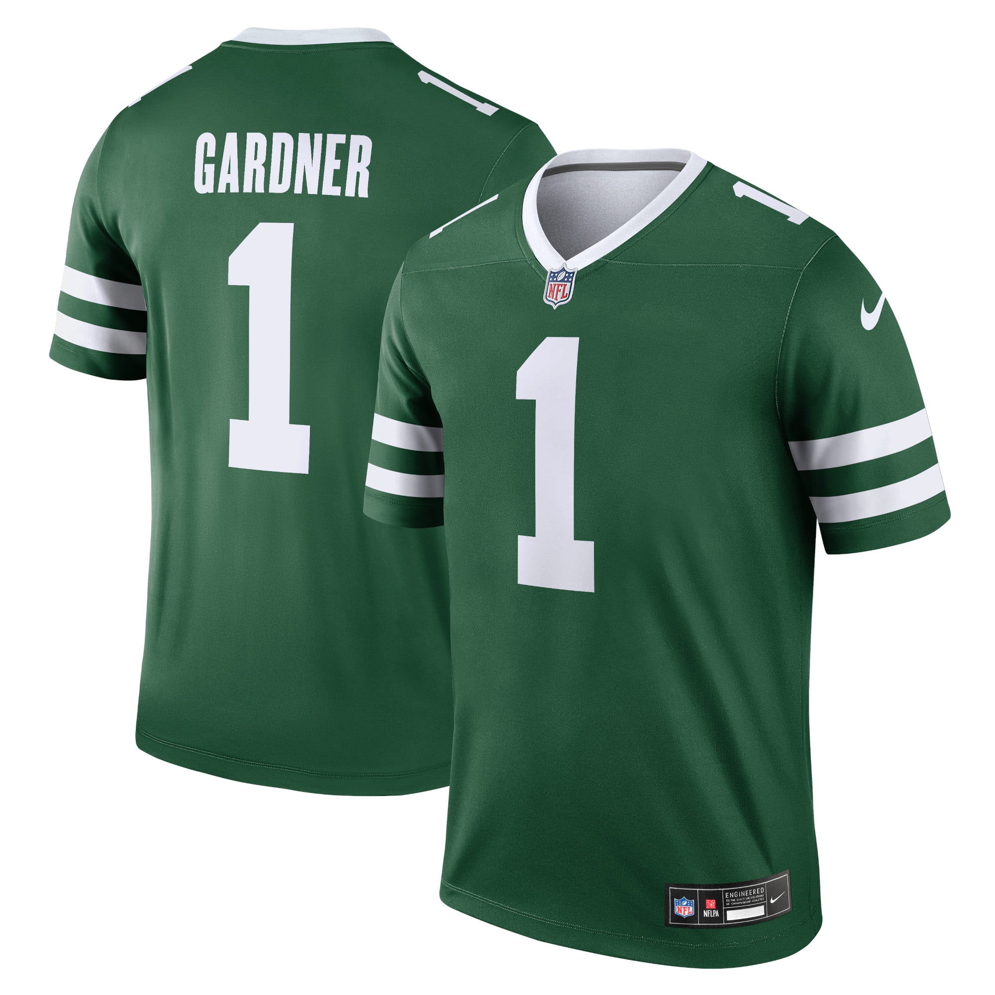 Men's Nike Ahmad Sauce Gardner Green New York Jets Legend Player ...