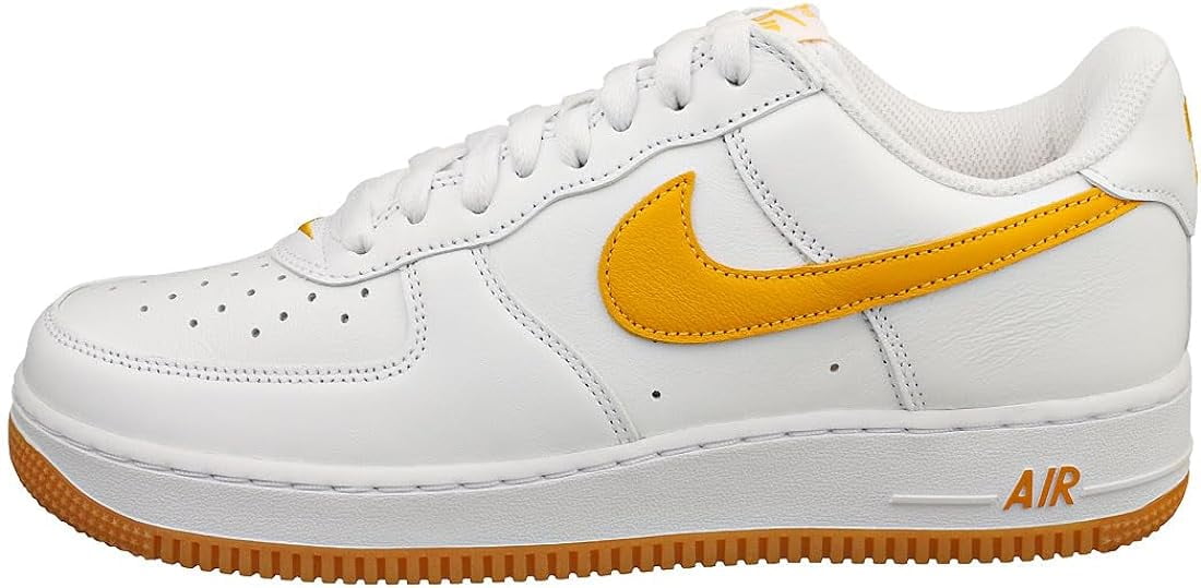 Men's Nike Air Force 1 Low Retro QS White/University Gold (FD7039 100 ...
