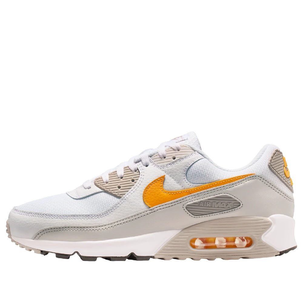 Men's Nike Air Max 90 White/Laser Orange (DM0029 119) - 8.5 - Walmart.com