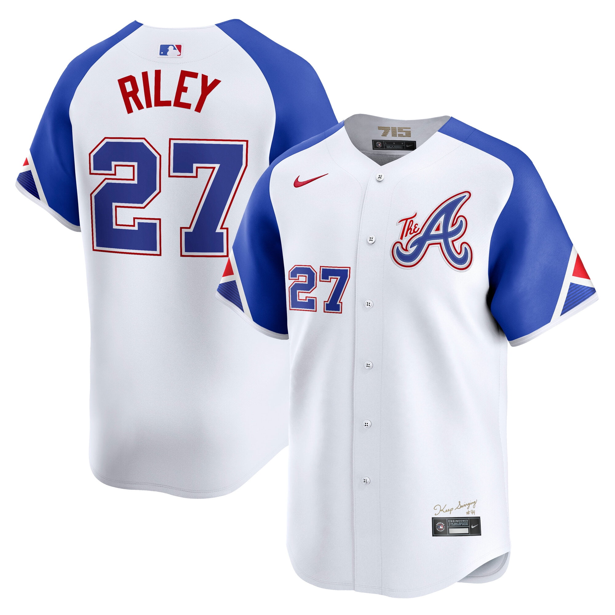 Men's Nike Austin Riley White Atlanta Braves City Connect Limited ...