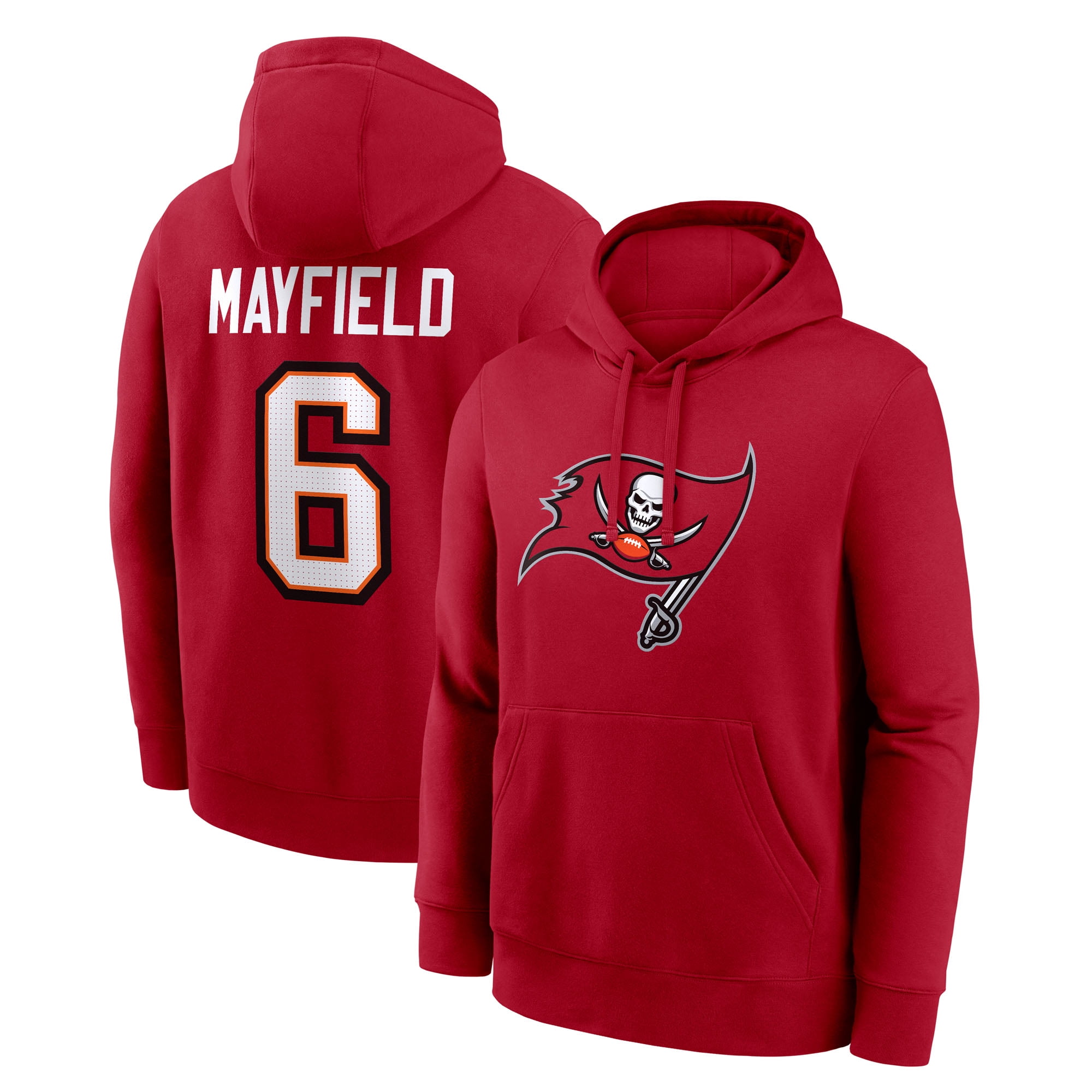 Men's Nike Baker Mayfield Red Tampa Bay Buccaneers Player Name & Number ...