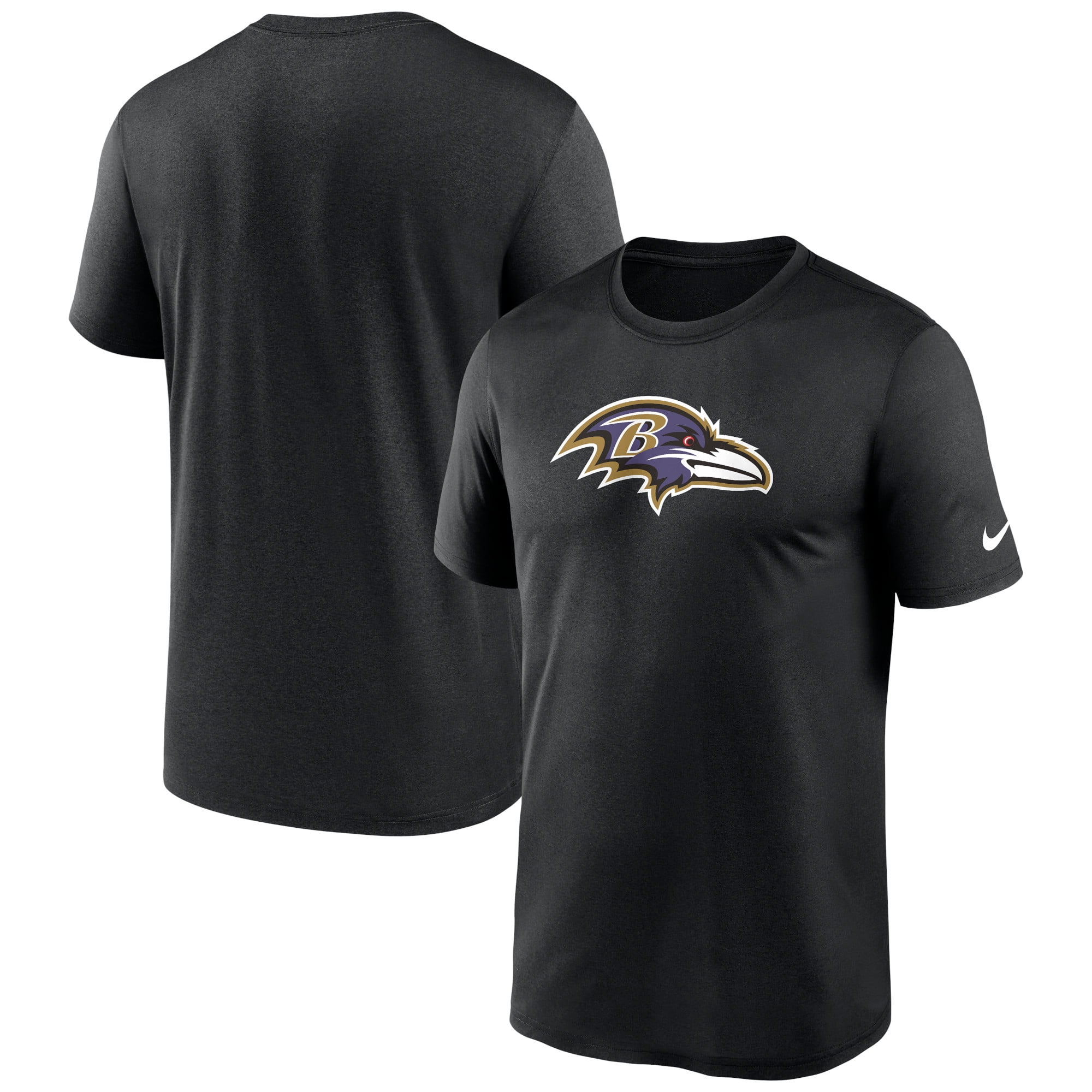 Men's Nike Black Baltimore Ravens Primetime Legend Logo Performance T ...