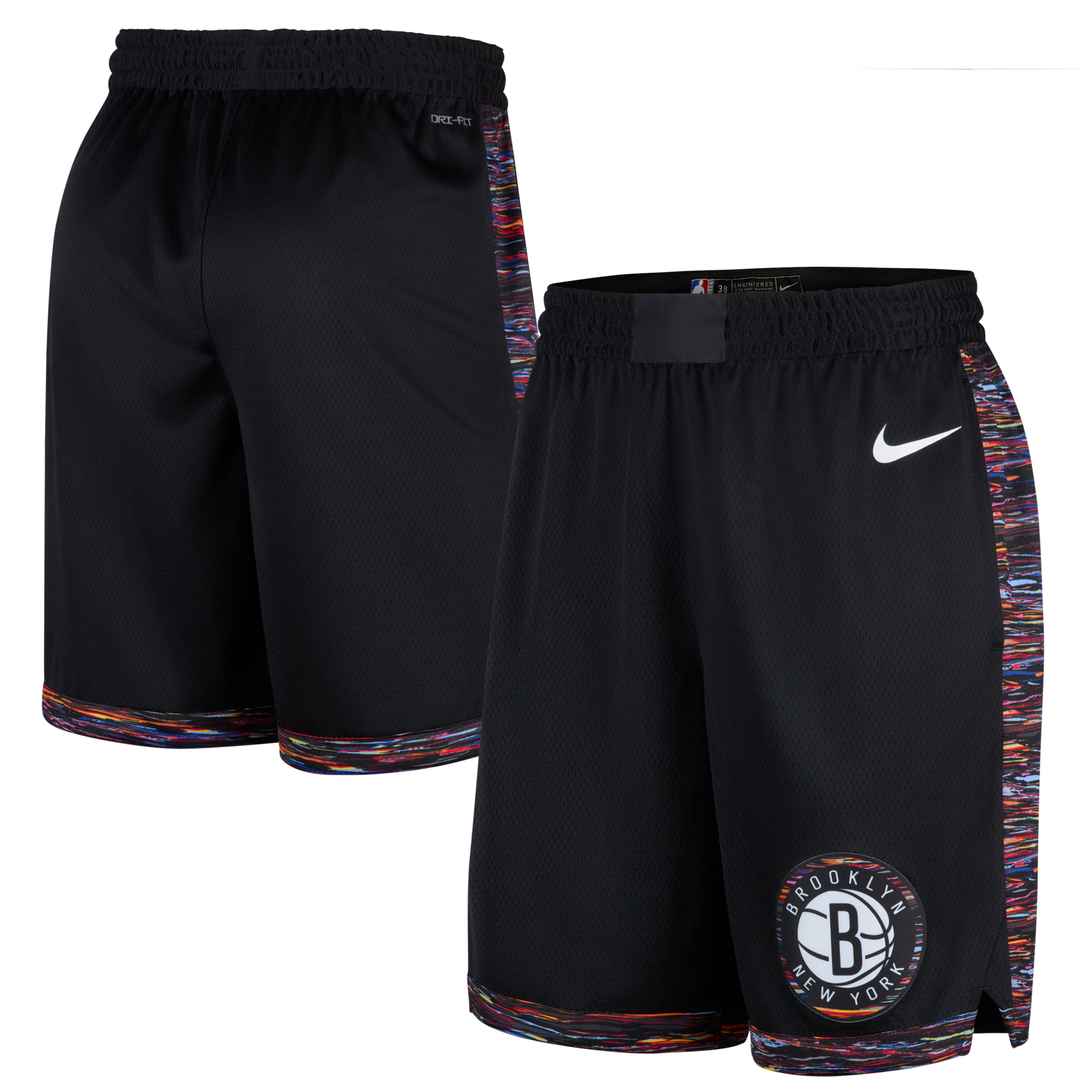 Men's Nike Black Brooklyn Nets 2025/26 City Edition Remix Dri-FIT ...