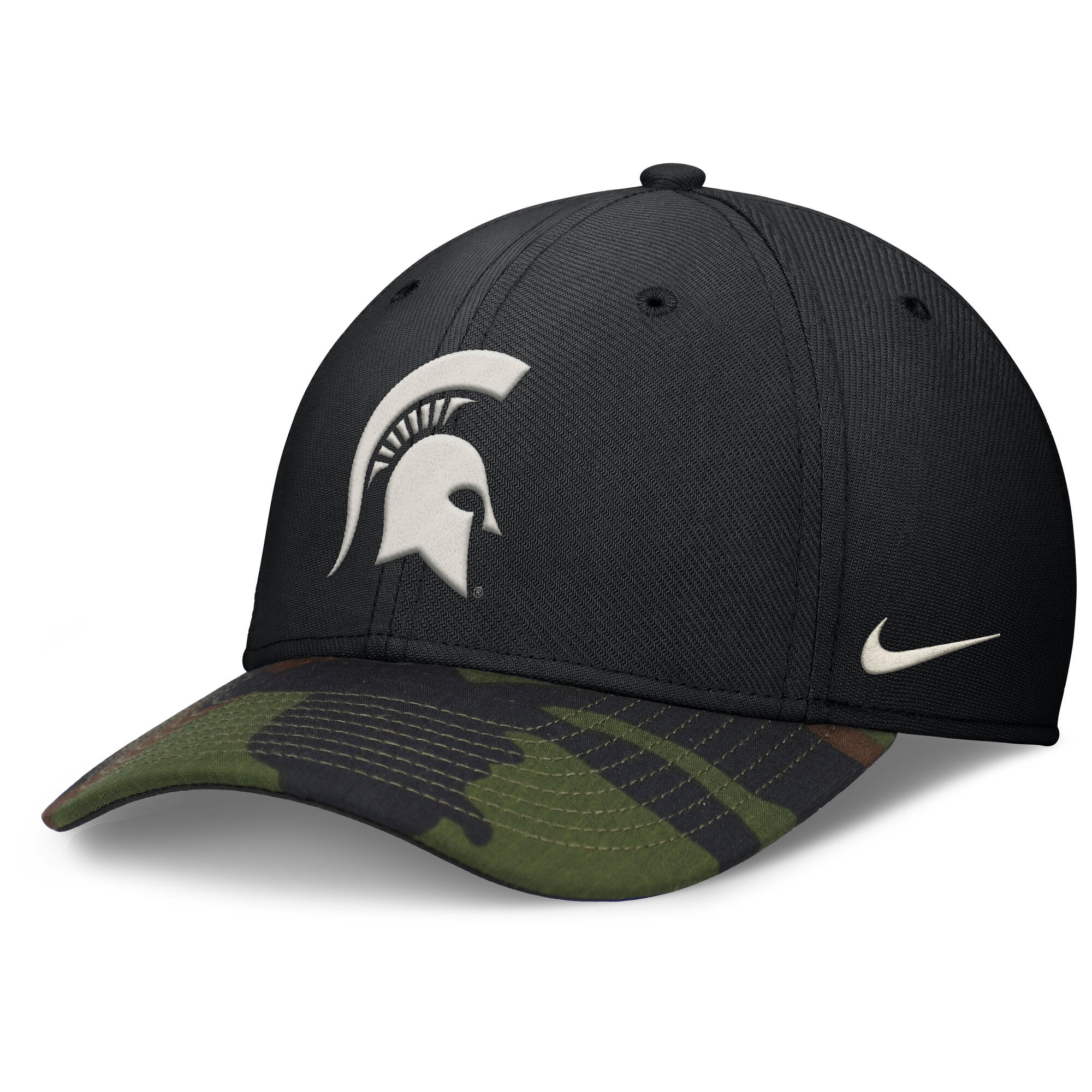 Men's Nike Black/Camo Michigan State Spartans 2024 Military ...