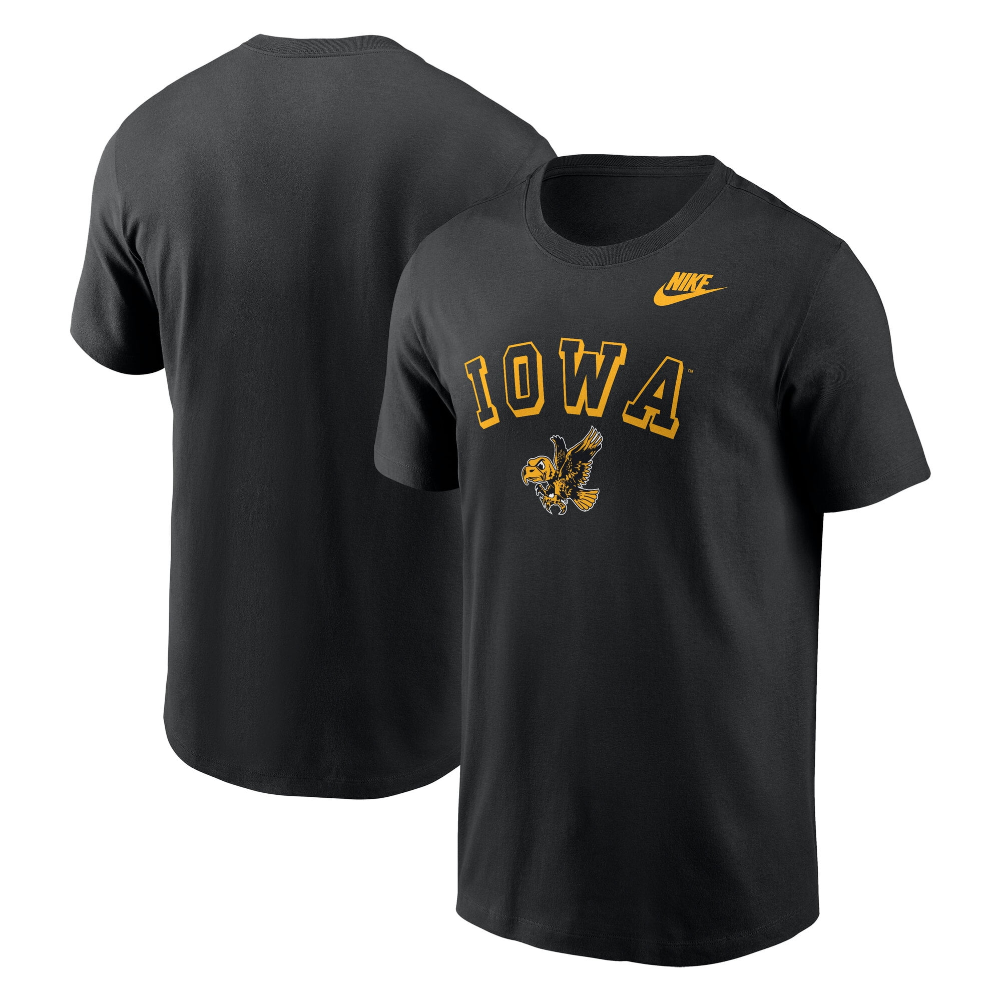 Men's Nike Black Iowa Hawkeyes Legacy Nickname T-Shirt - Walmart.com