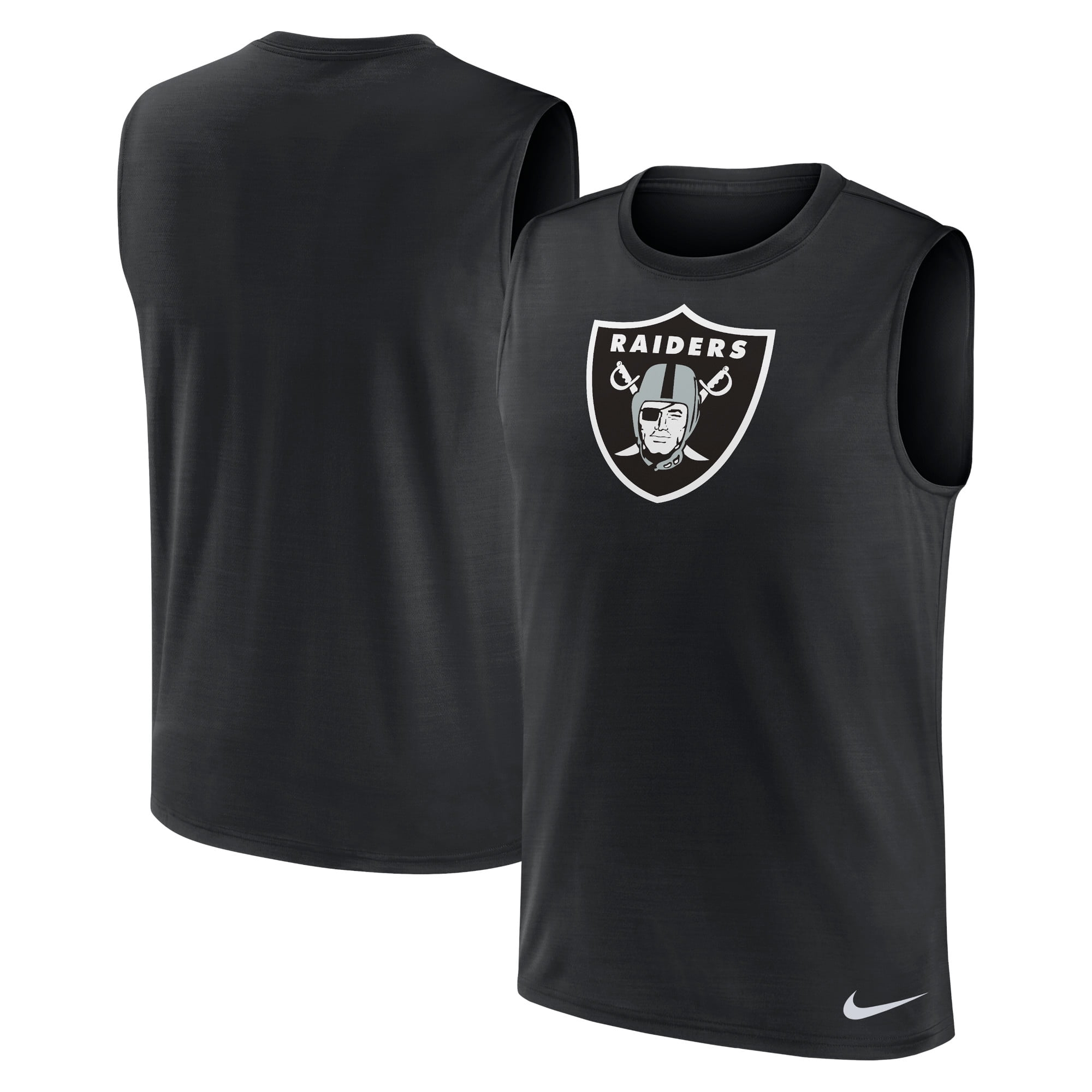 Men's Nike Black Las Vegas Raiders Blitz Legend Performance Muscle Tank ...