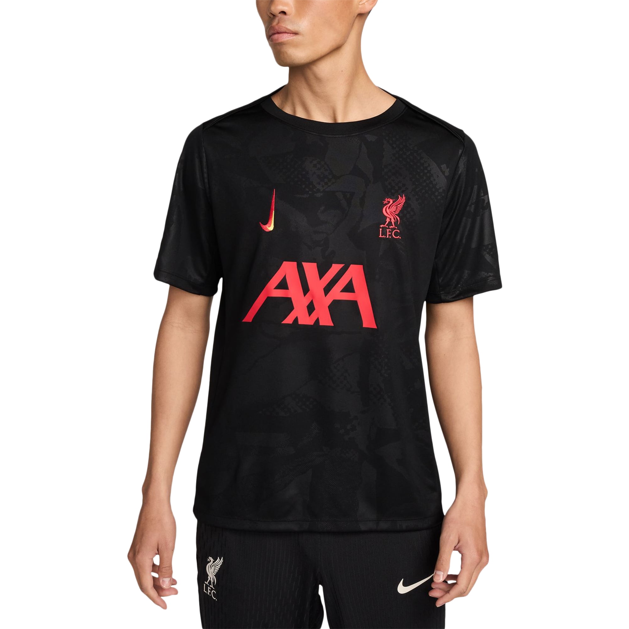 Men's Nike Black Liverpool 2024/25 Third Academy Pro Pre-Match Top ...