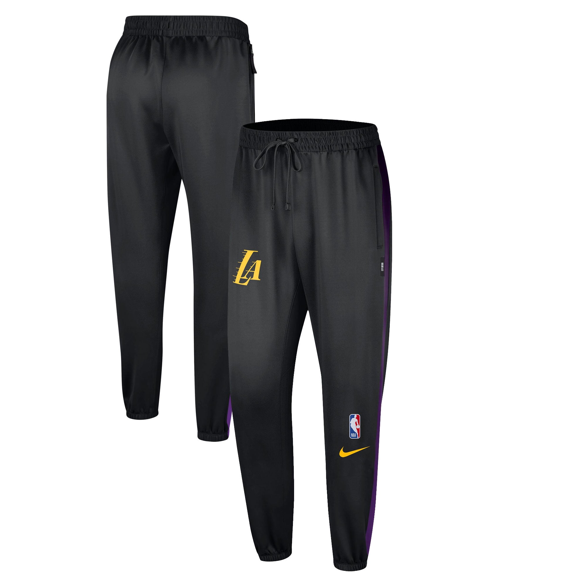 Men's Nike Black Los Angeles Lakers 2024/25 City Edition Authentic ...